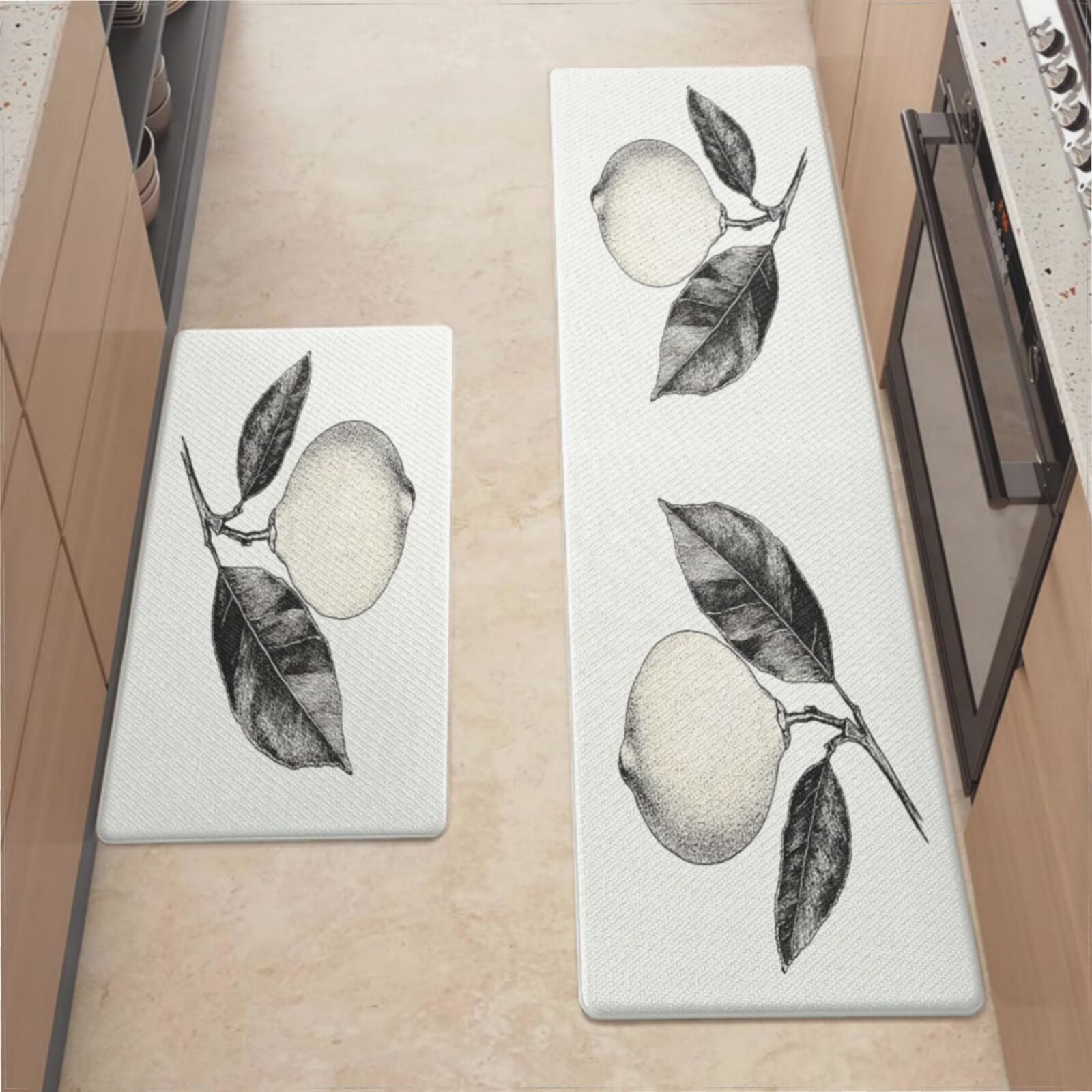 Anti Fatigue Cushioned Kitchen Mats For Floor, Waterproof Non Slip ...
