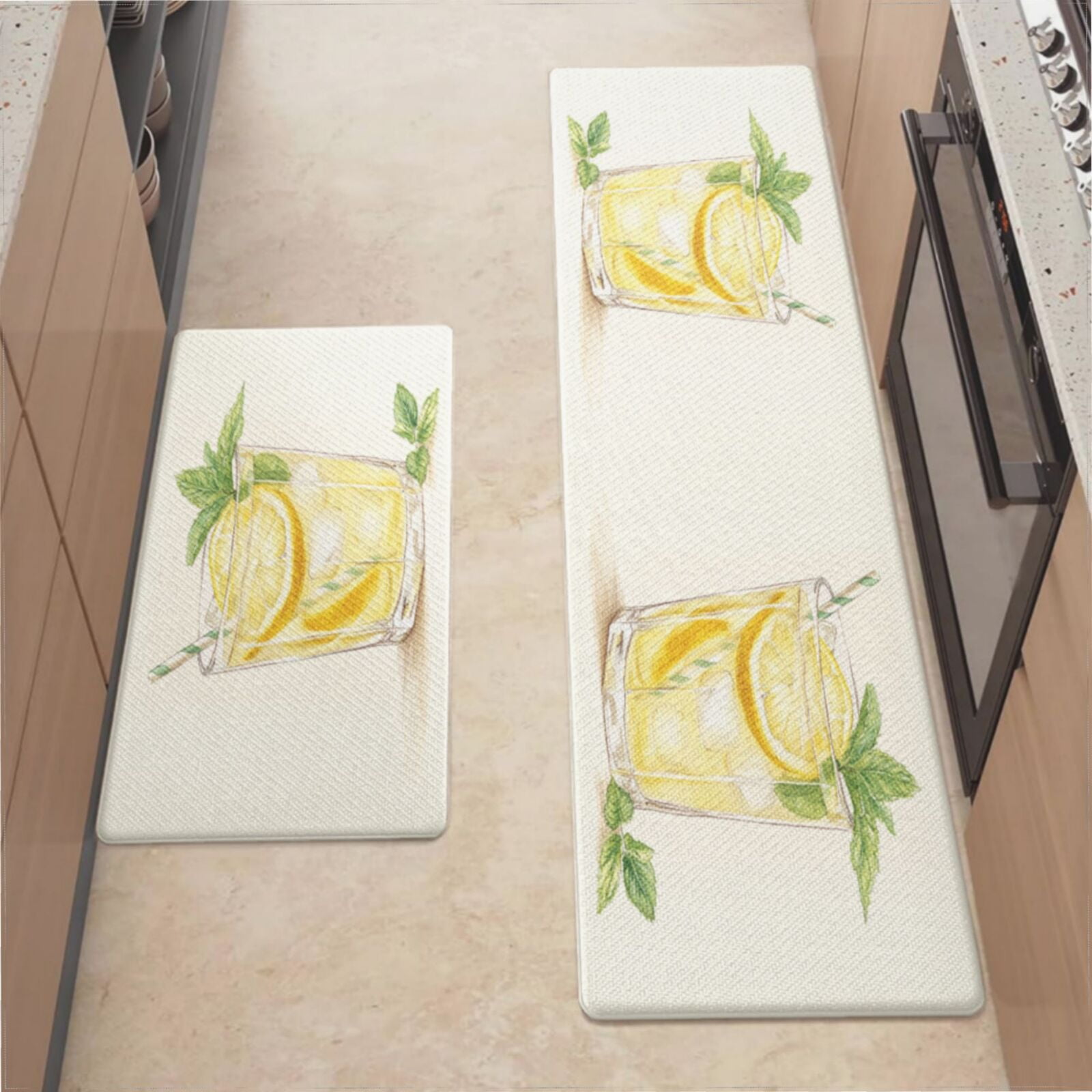 Anti Fatigue Cushioned Kitchen Mats For Floor, Waterproof Non Slip ...