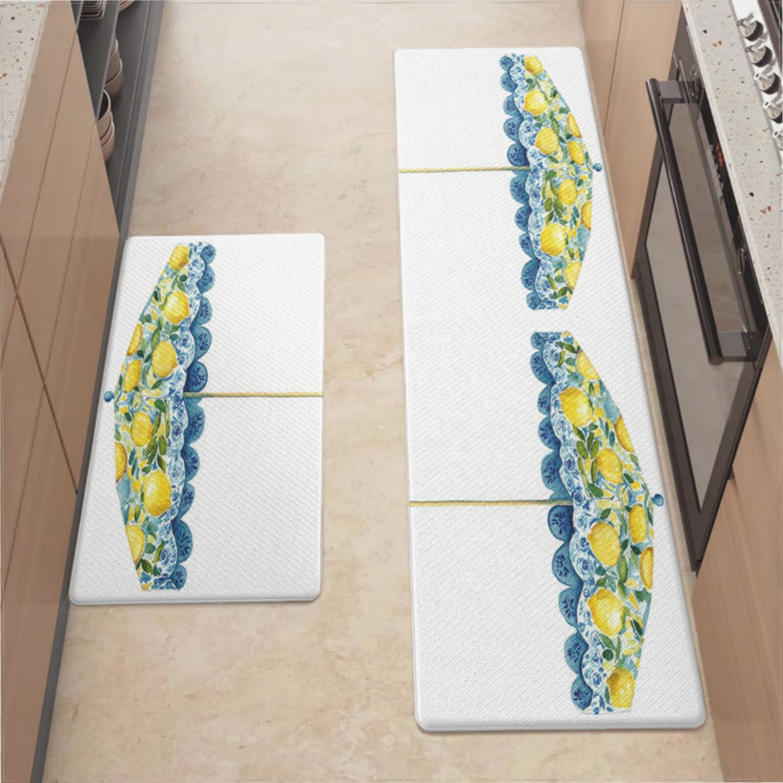 Anti Fatigue Cushioned Kitchen Mats For Floor, Waterproof Non Slip ...