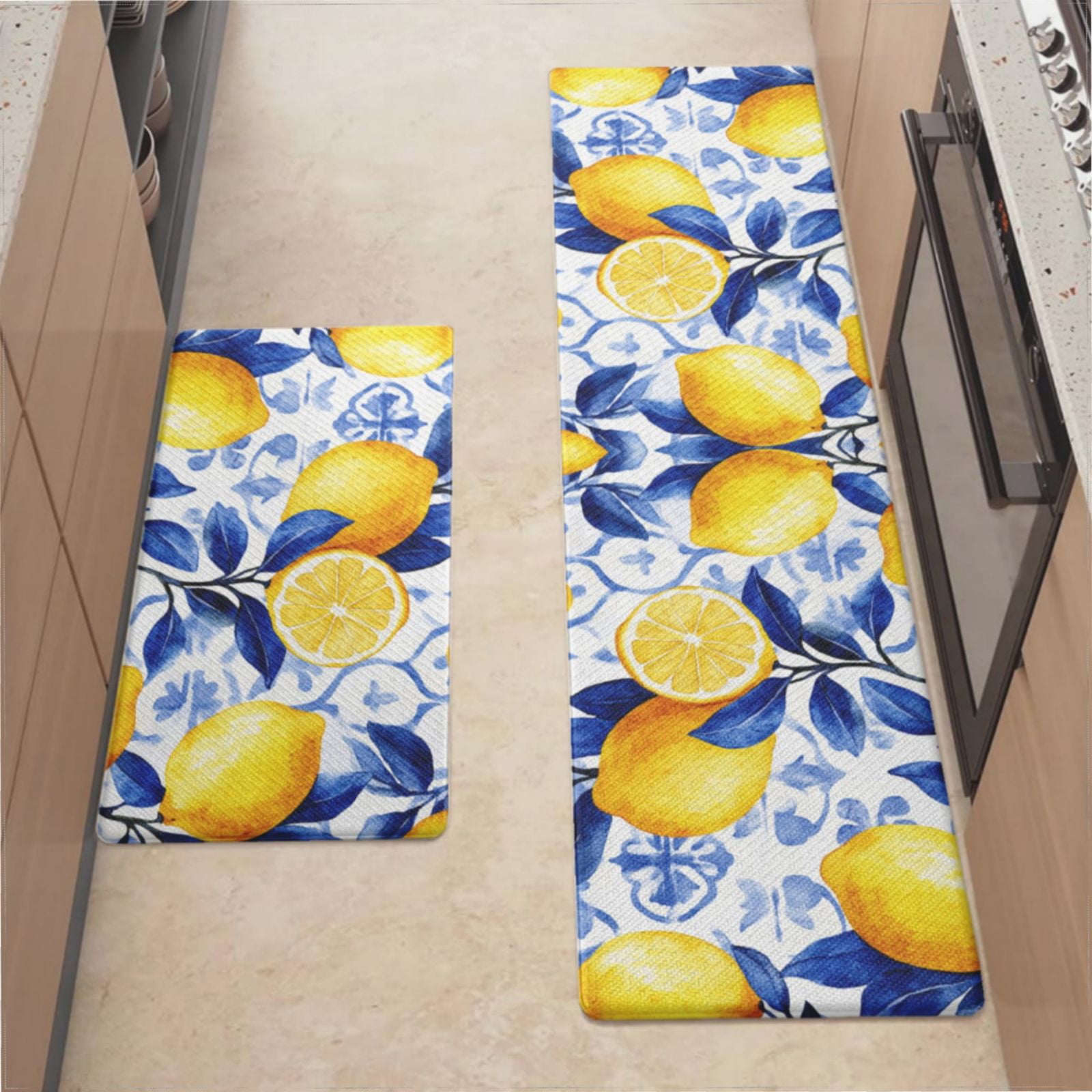 Anti Fatigue Cushioned Kitchen Mats For Floor, Waterproof Non Slip ...