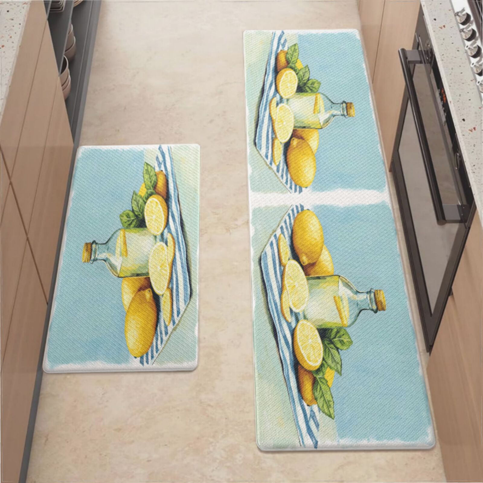 Anti Fatigue Cushioned Kitchen Mats For Floor, Waterproof Non Slip ...