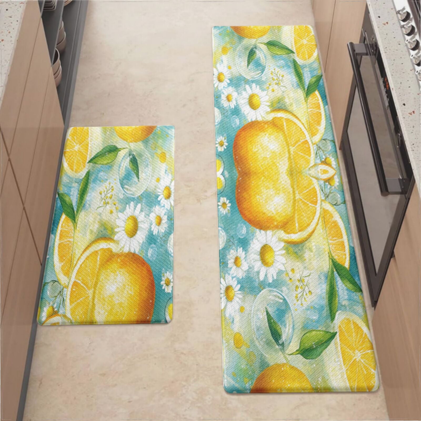Anti Fatigue Cushioned Kitchen Mats For Floor, Waterproof Non Slip ...