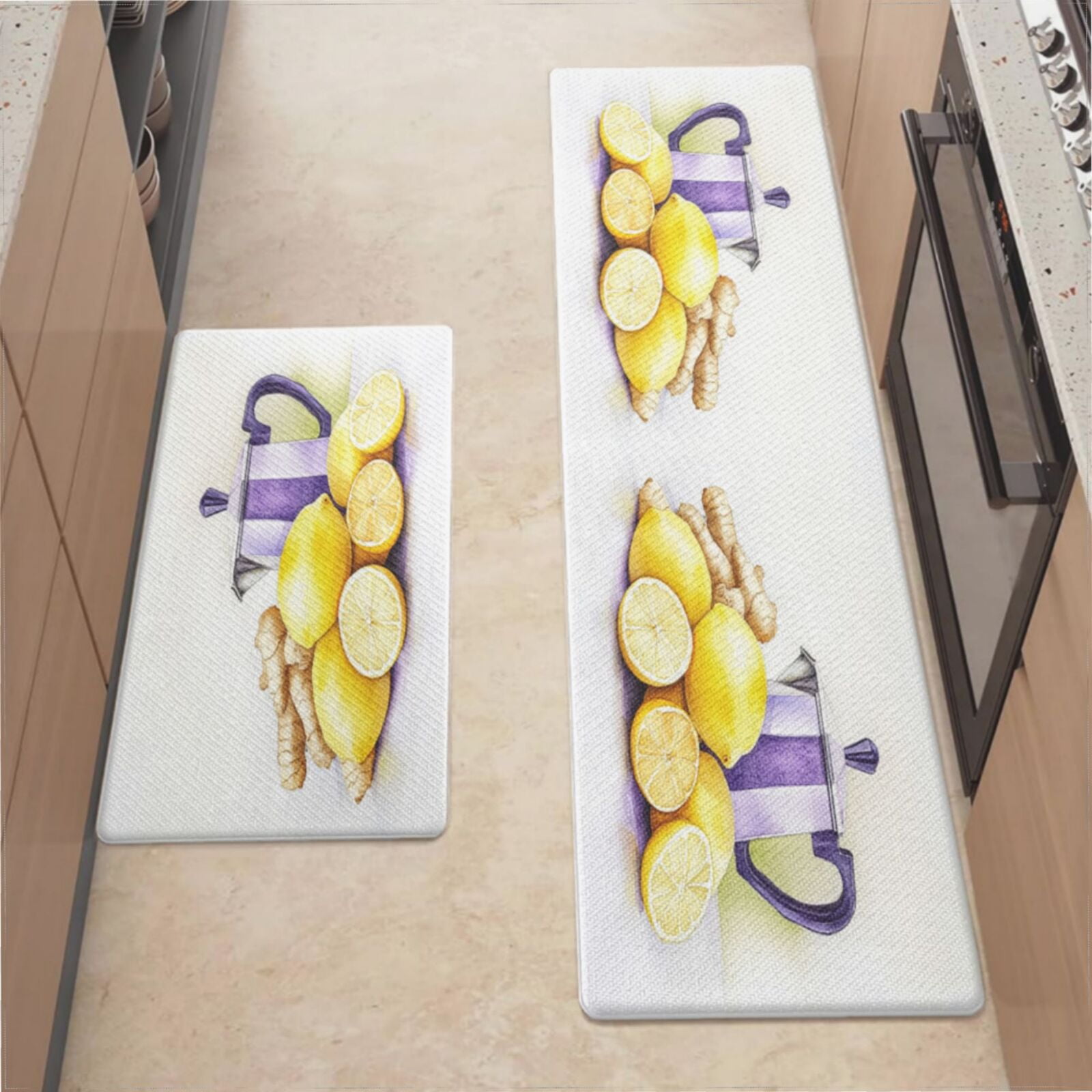 Anti Fatigue Cushioned Kitchen Mats For Floor, Waterproof Non Slip ...
