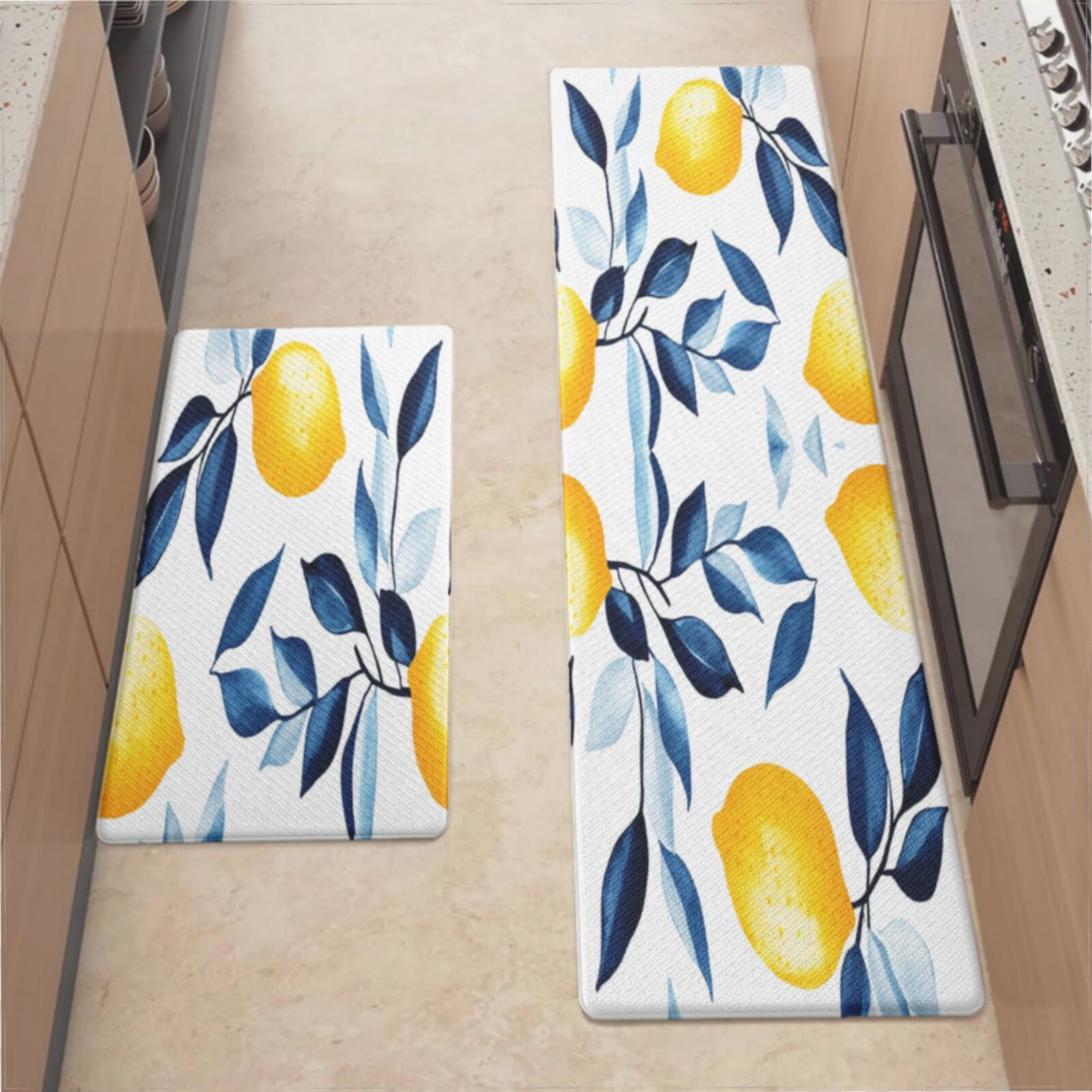 Anti Fatigue Cushioned Kitchen Mats For Floor, Waterproof Non Slip ...