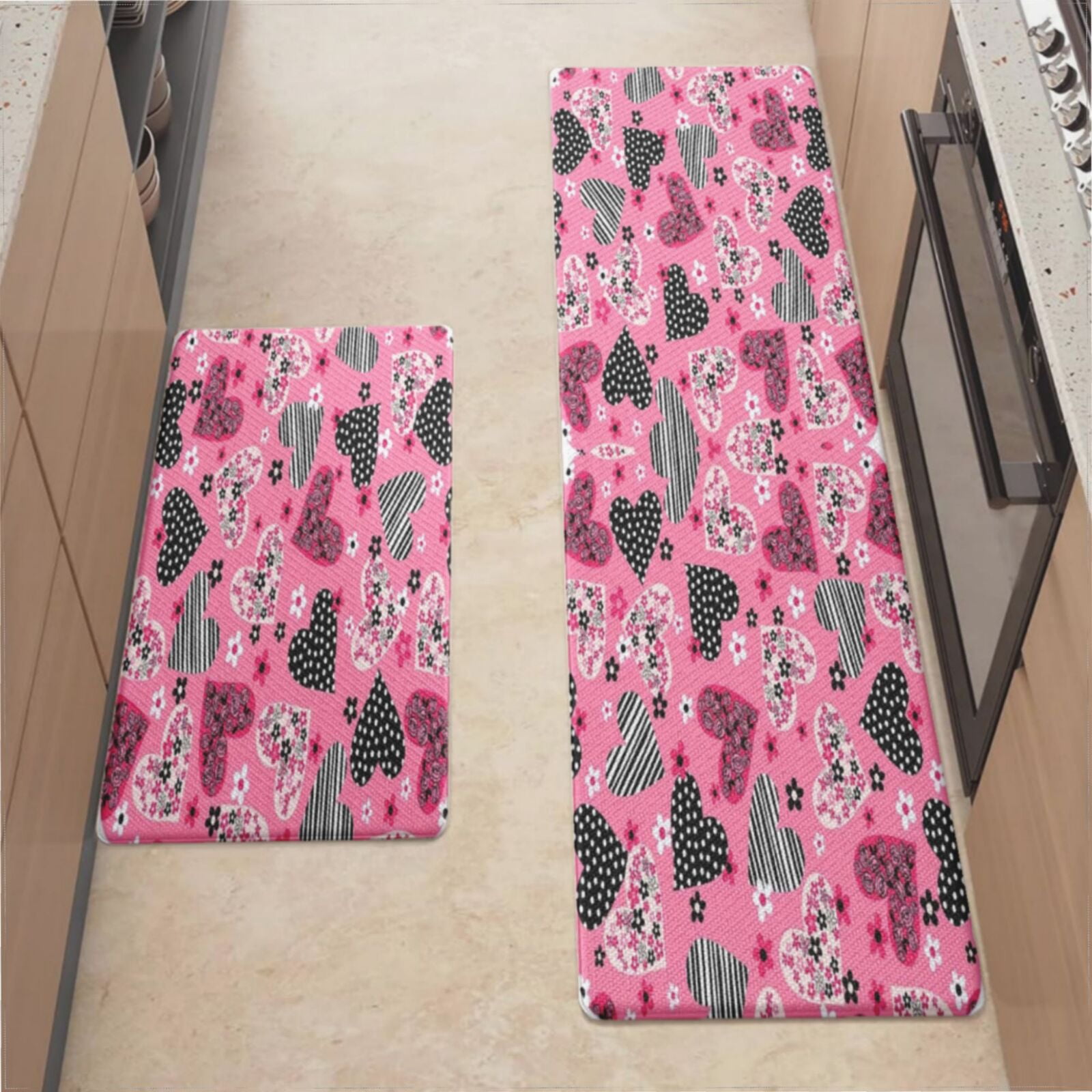 Anti Fatigue Cushioned Kitchen Mats For Floor, Waterproof Non Slip ...