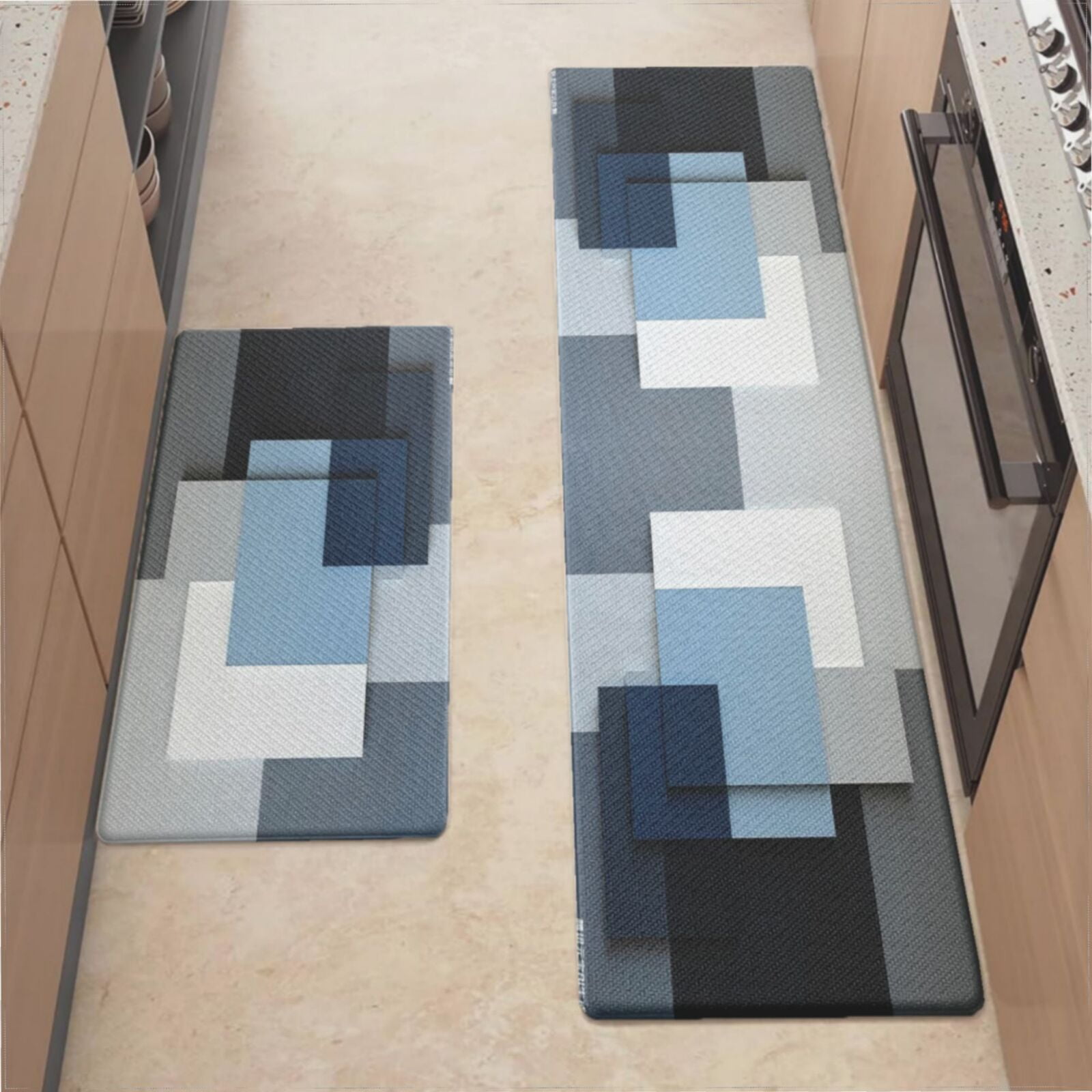Anti Fatigue Cushioned Kitchen Mats For Floor, Waterproof Non Slip ...