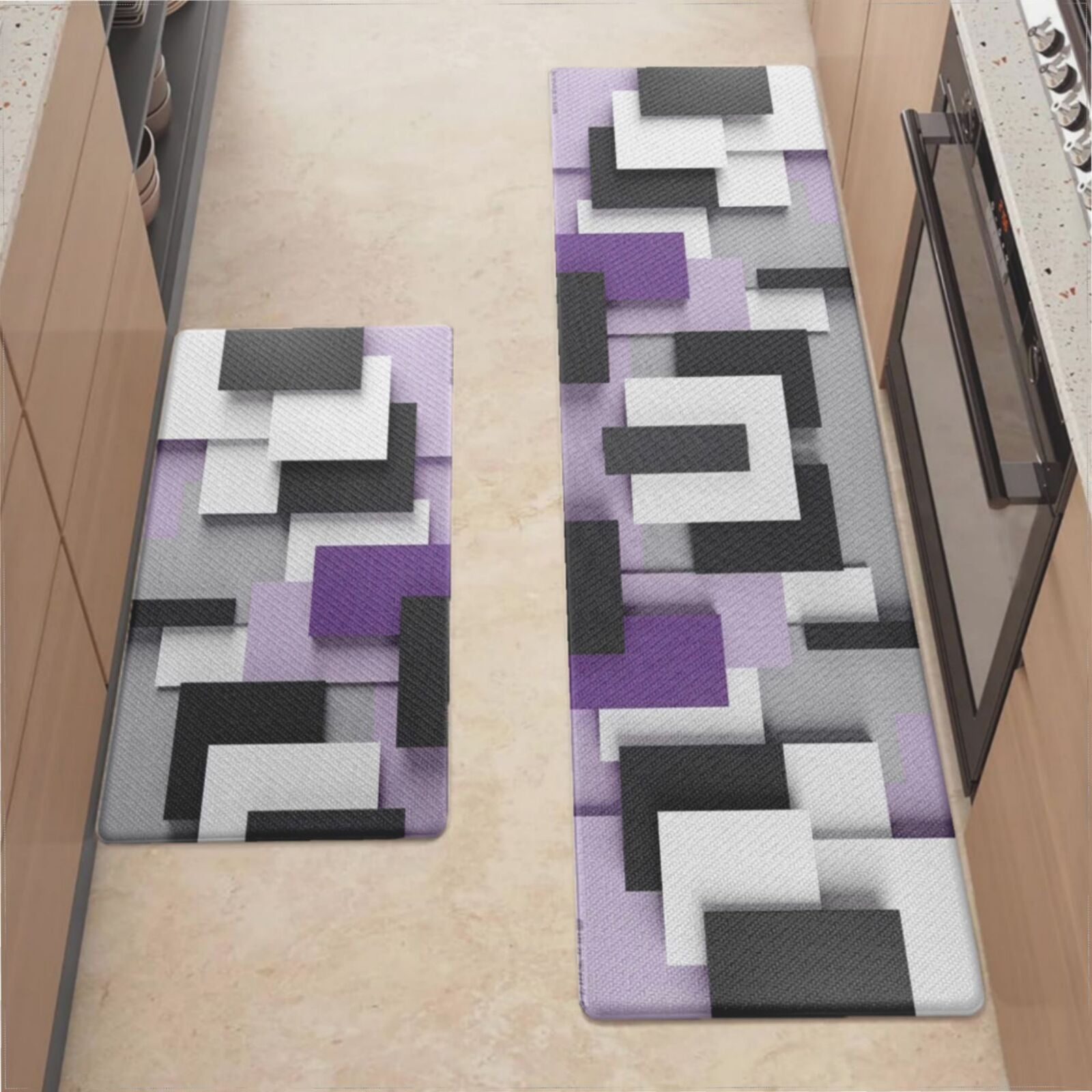 Anti Fatigue Cushioned Kitchen Mats For Floor, Waterproof Non Slip ...