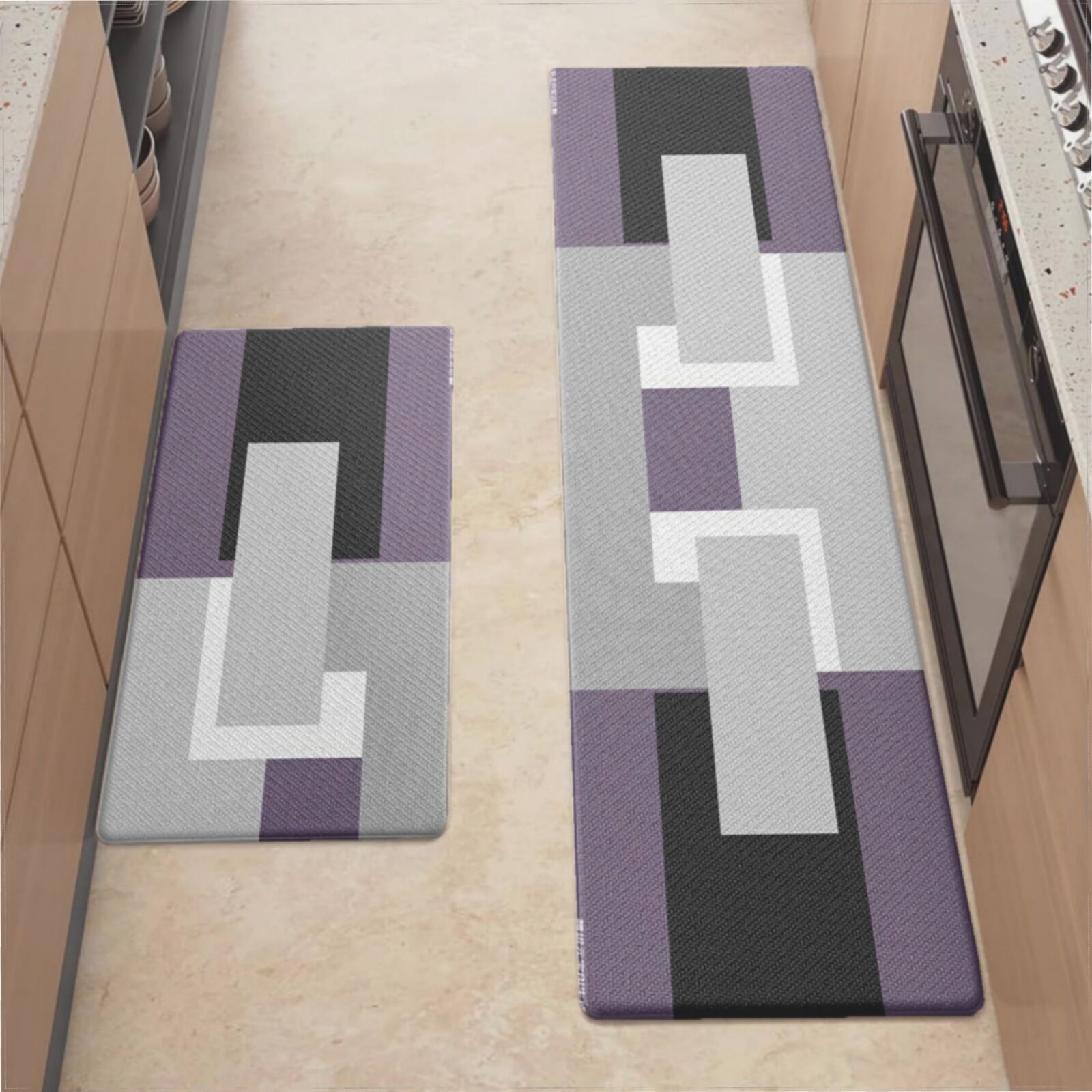 Anti Fatigue Cushioned Kitchen Mats For Floor, Waterproof Non Slip ...