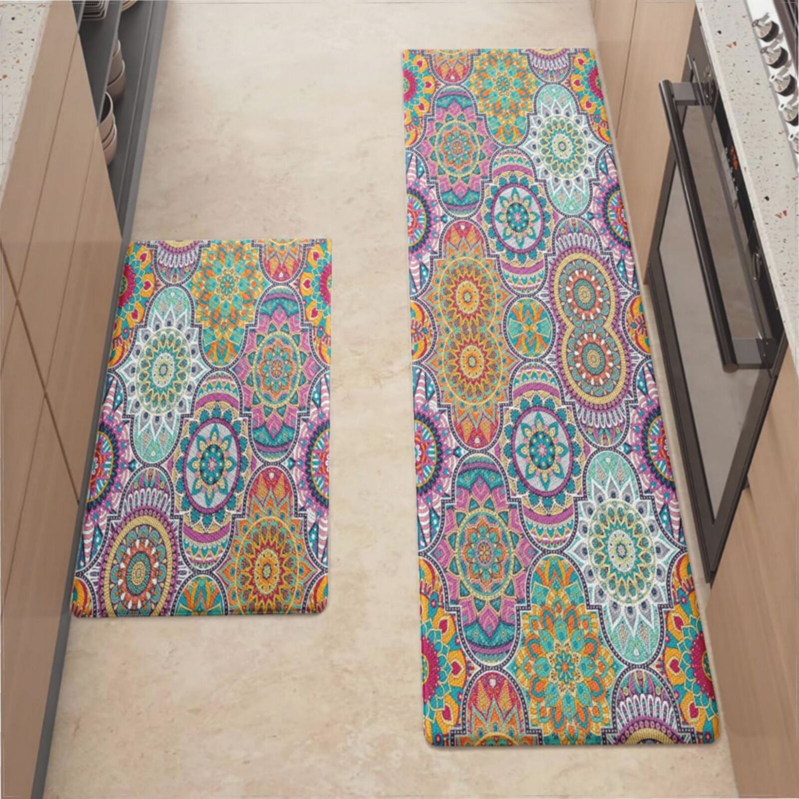 Anti Fatigue Cushioned Kitchen Mats For Floor, Waterproof Non Slip ...