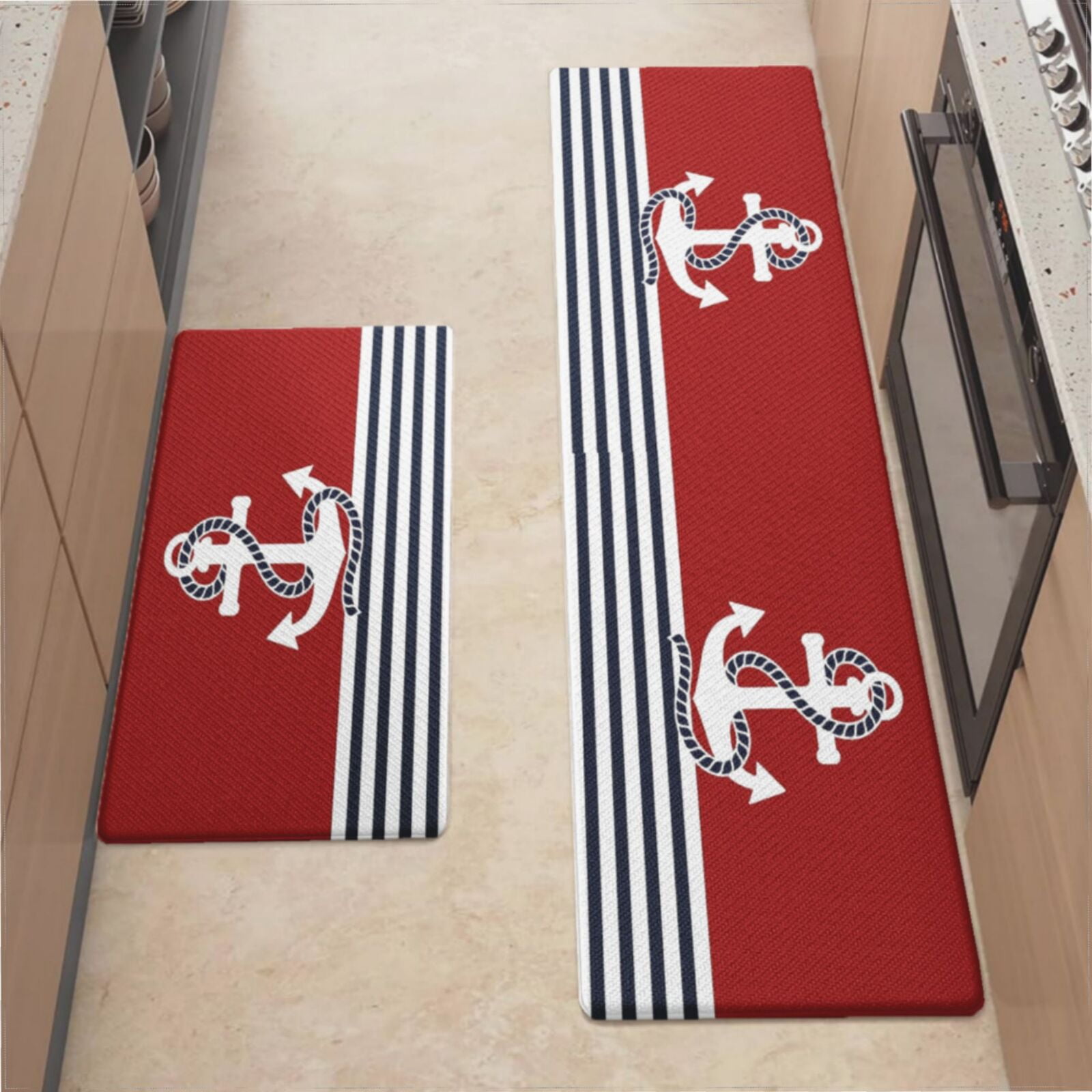 Anti Fatigue Cushioned Kitchen Mats For Floor, Waterproof Non Slip ...