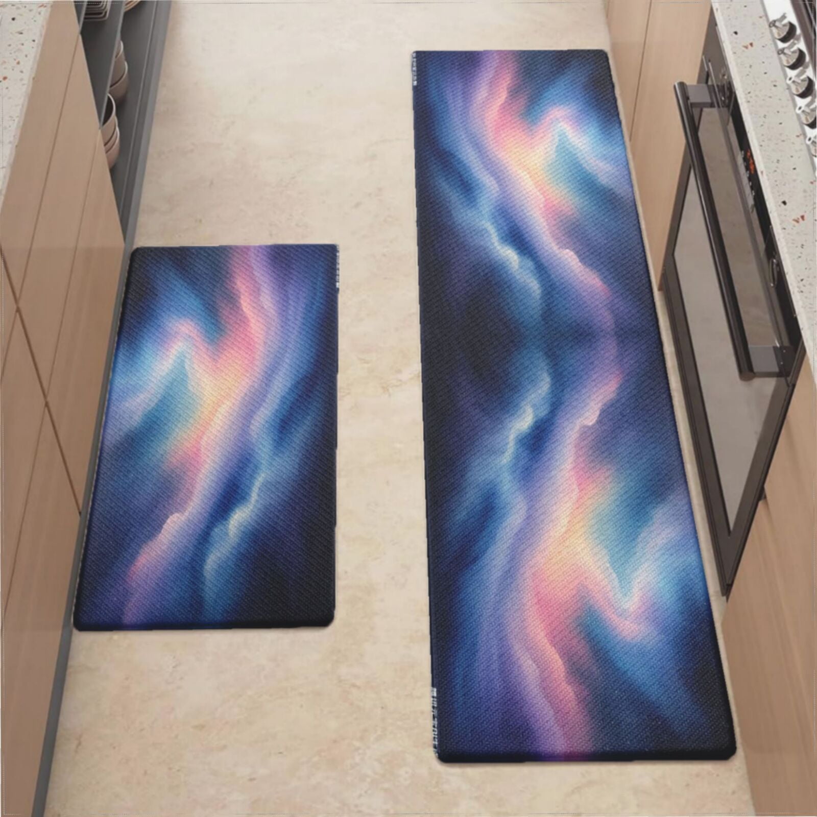 Anti Fatigue Cushioned Kitchen Mats For Floor, Waterproof Non Slip ...