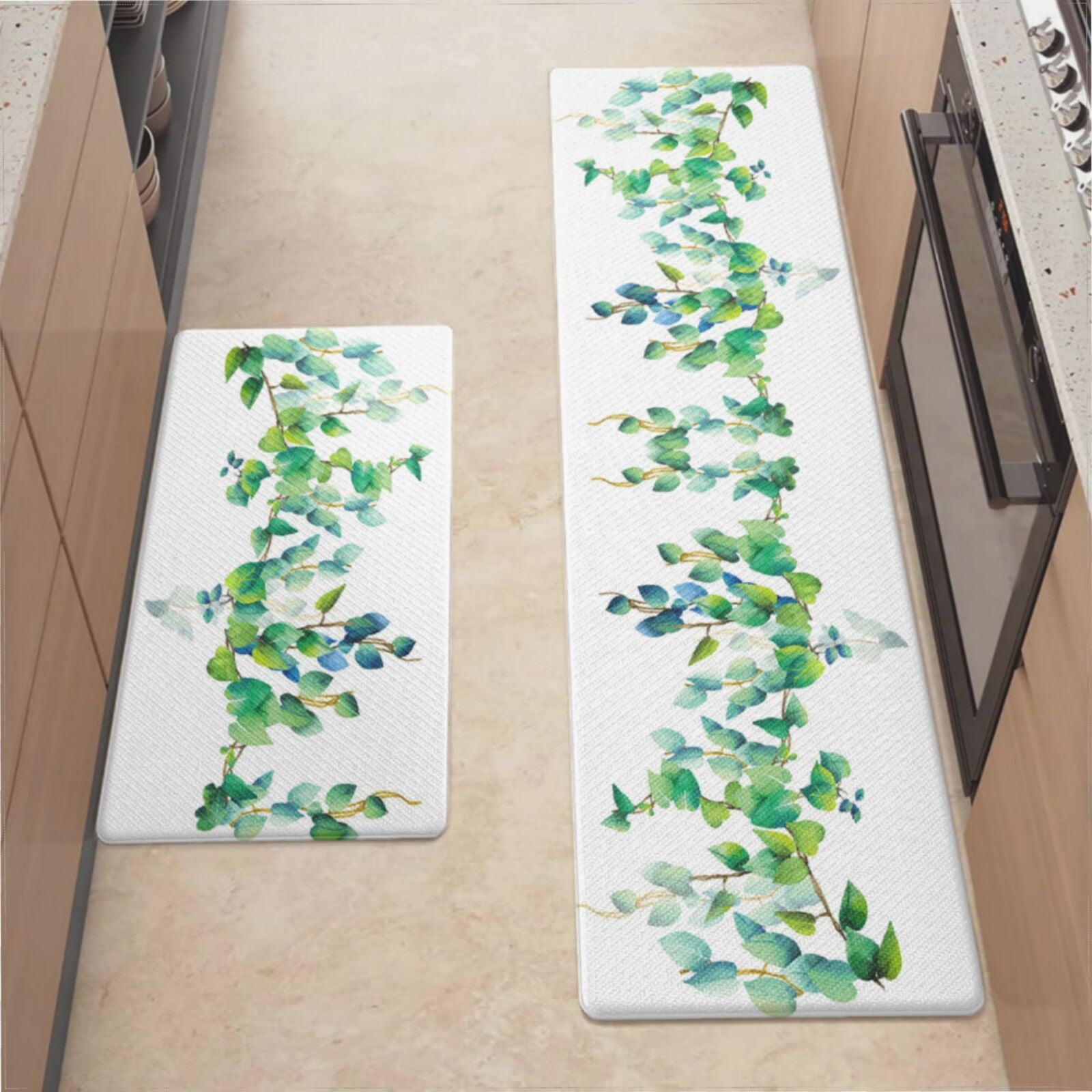 Anti Fatigue Cushioned Kitchen Mats For Floor, Waterproof Non Slip ...