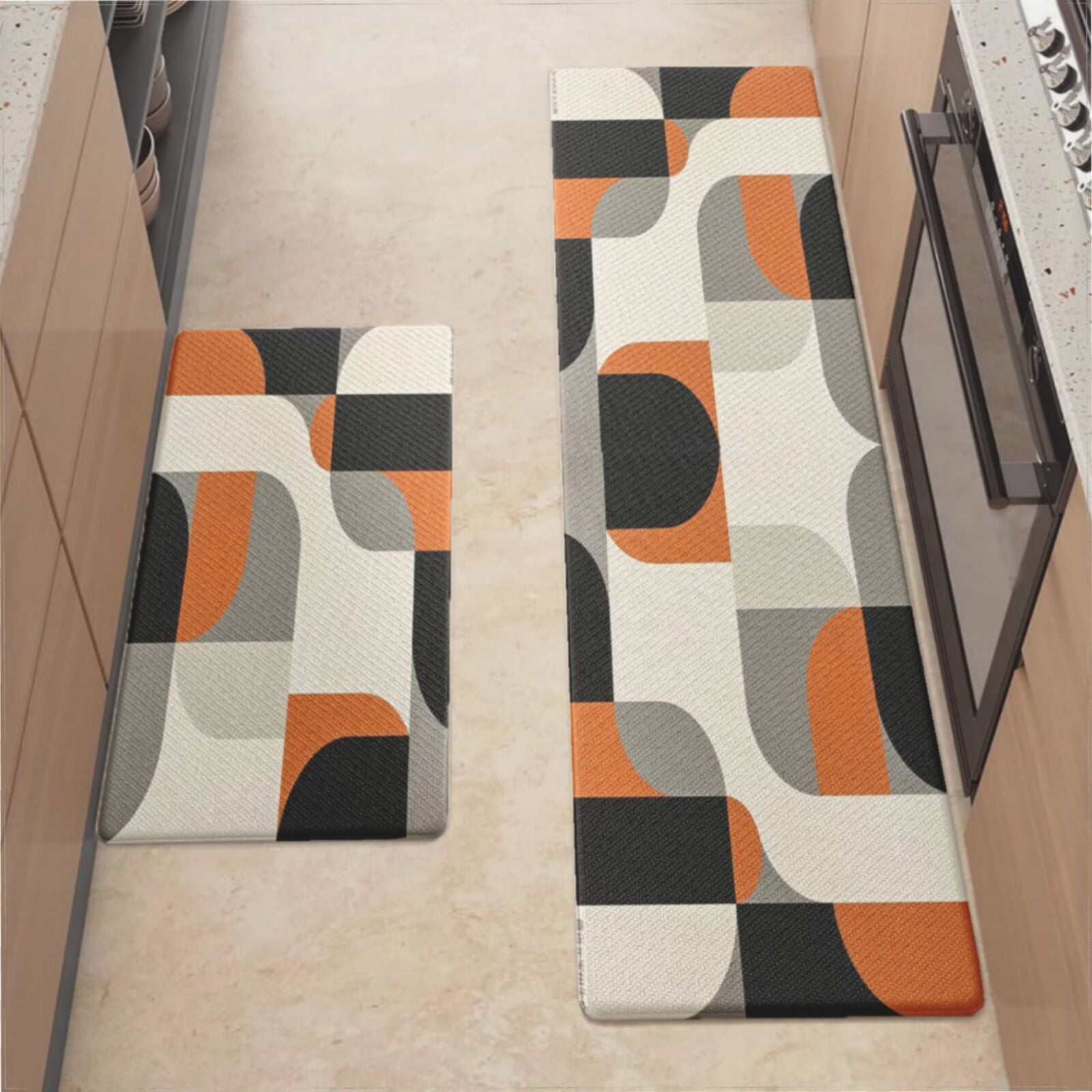 Anti Fatigue Cushioned Kitchen Mats For Floor, Waterproof Non Slip ...