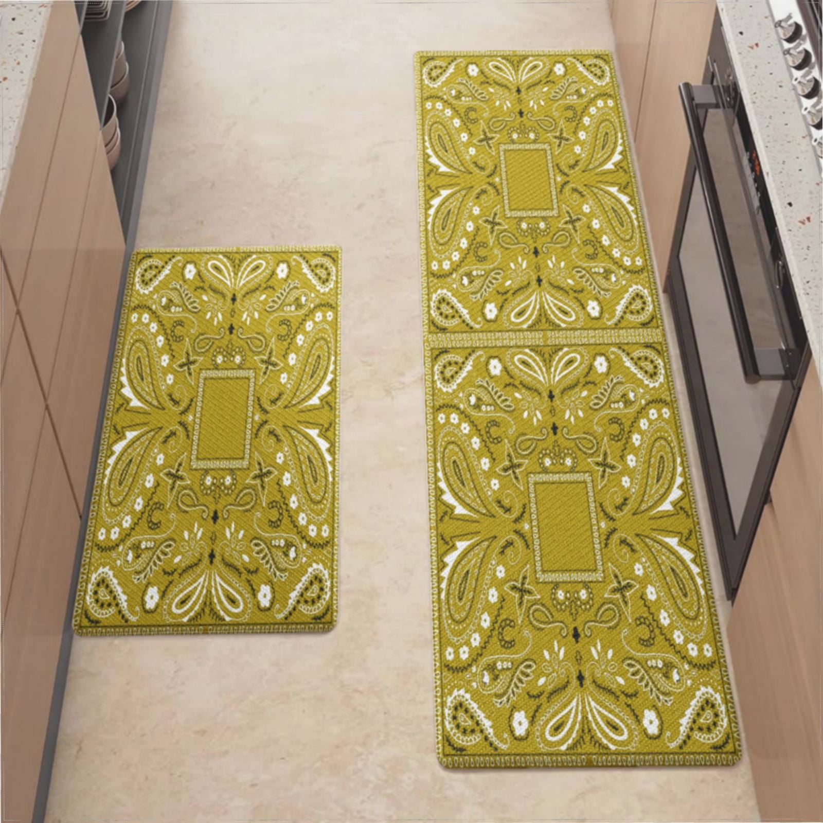 Anti Fatigue Cushioned Kitchen Mats For Floor, Waterproof Non Slip ...