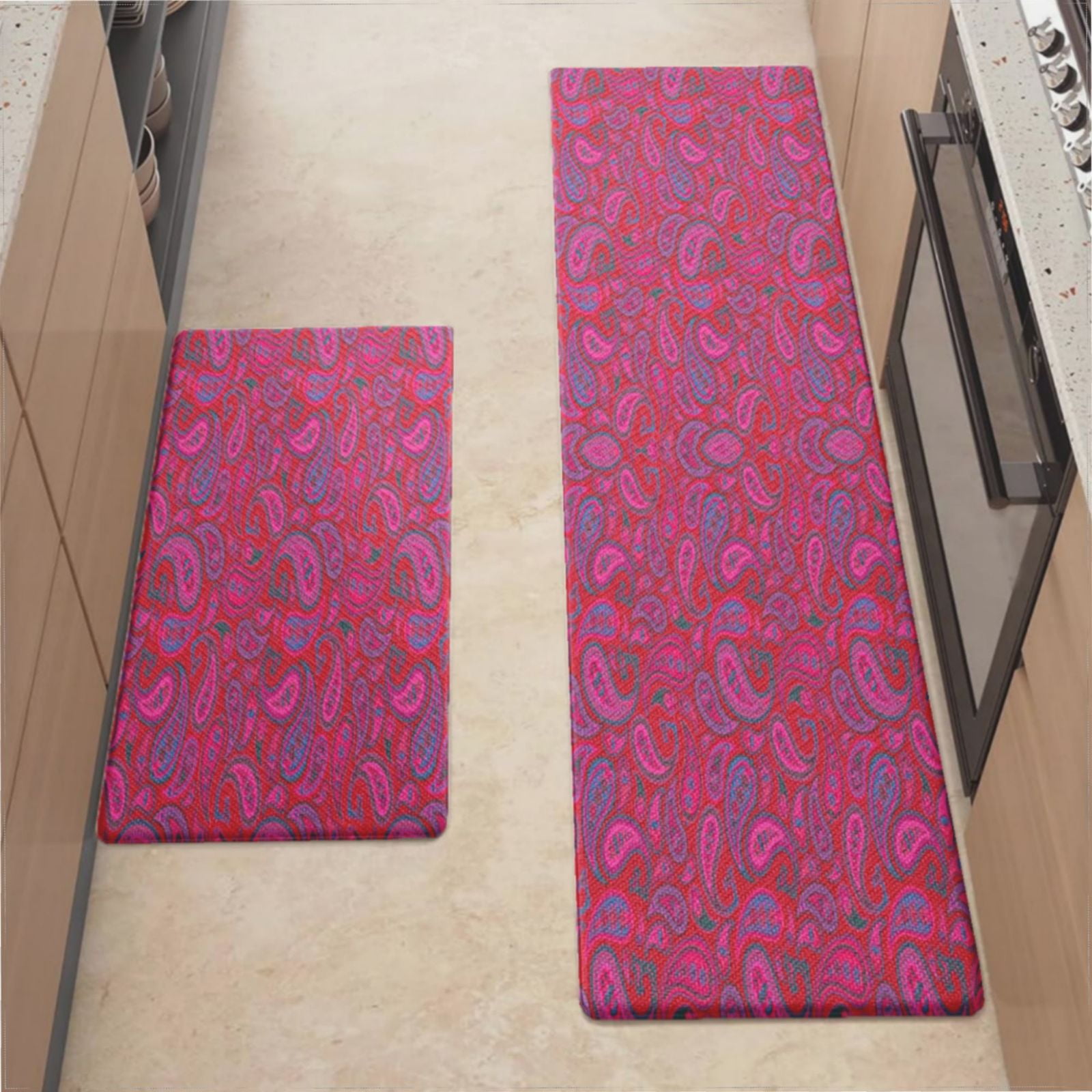 Anti Fatigue Cushioned Kitchen Mats For Floor, Waterproof Non Slip ...