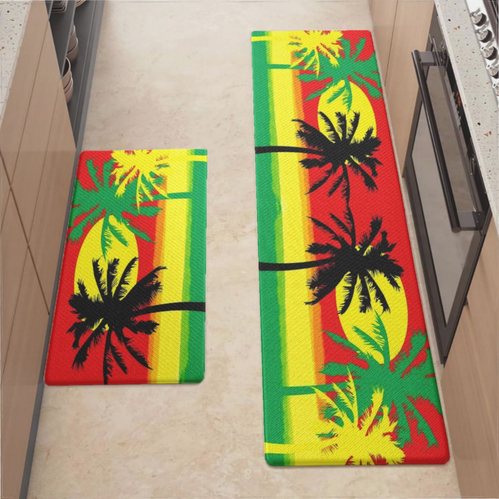 Anti Fatigue Cushioned Kitchen Mats For Floor, Waterproof Non Slip ...