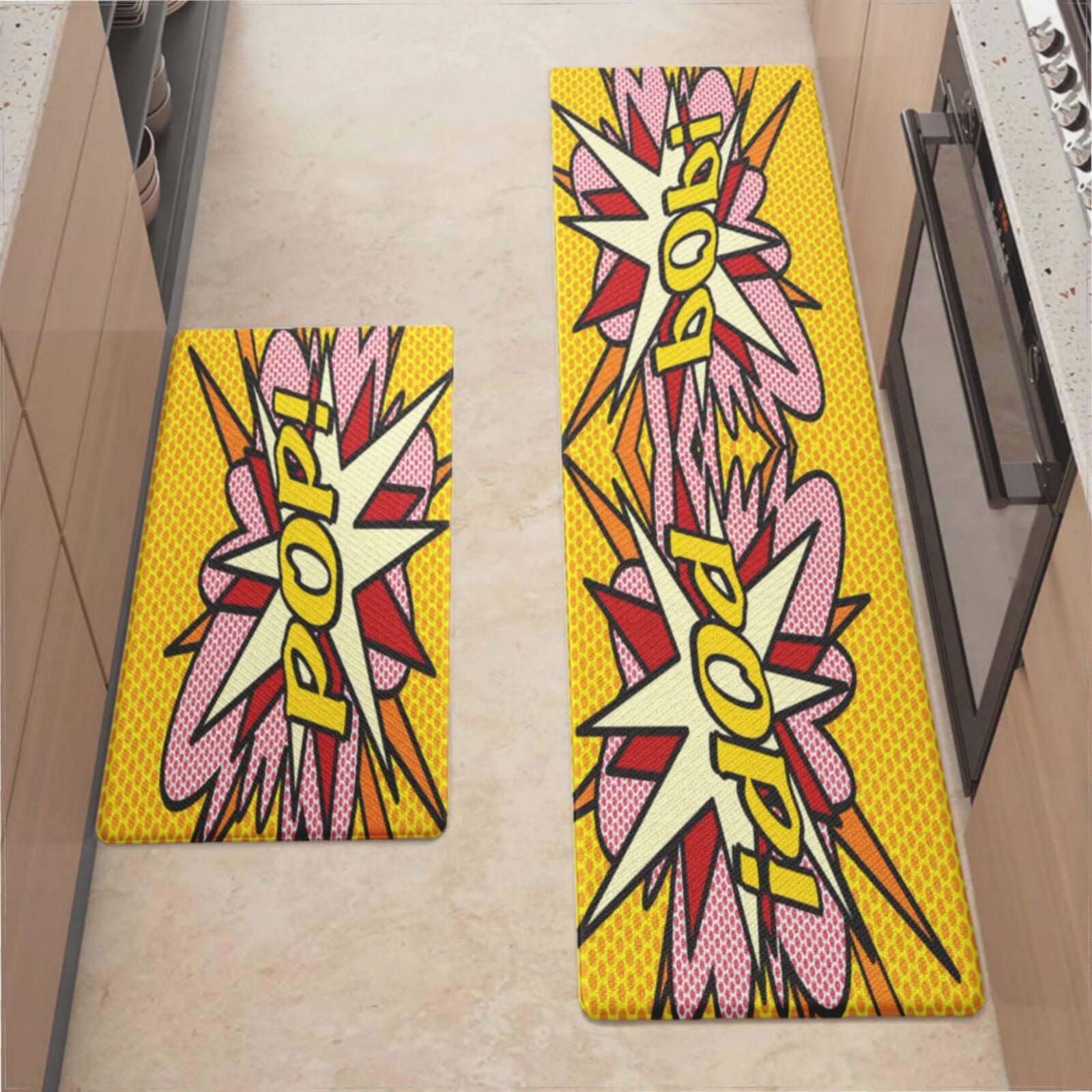 Anti Fatigue Cushioned Kitchen Mats For Floor, Waterproof Non Slip ...