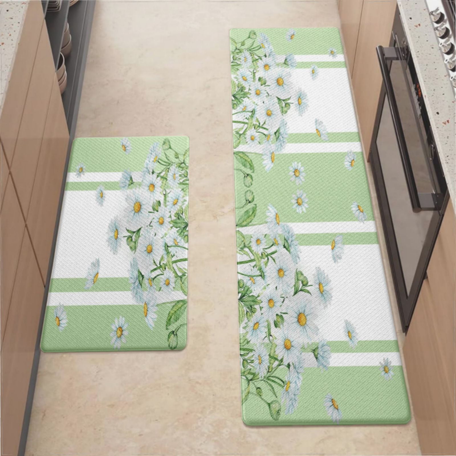 Anti Fatigue Cushioned Kitchen Mats For Floor, Waterproof Non Slip ...