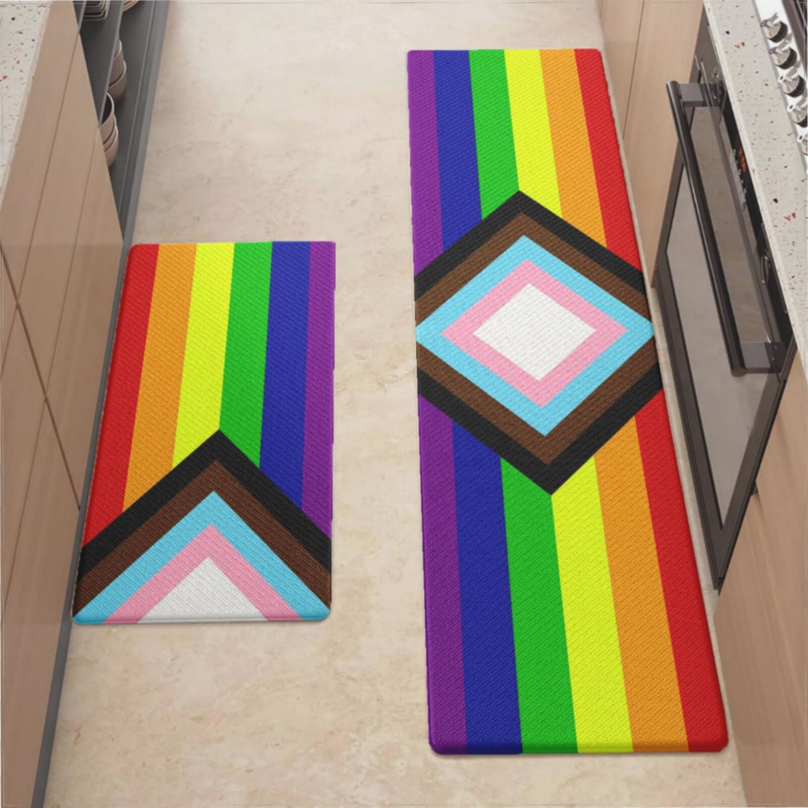 Anti Fatigue Cushioned Kitchen Mats For Floor, Waterproof Non Slip ...