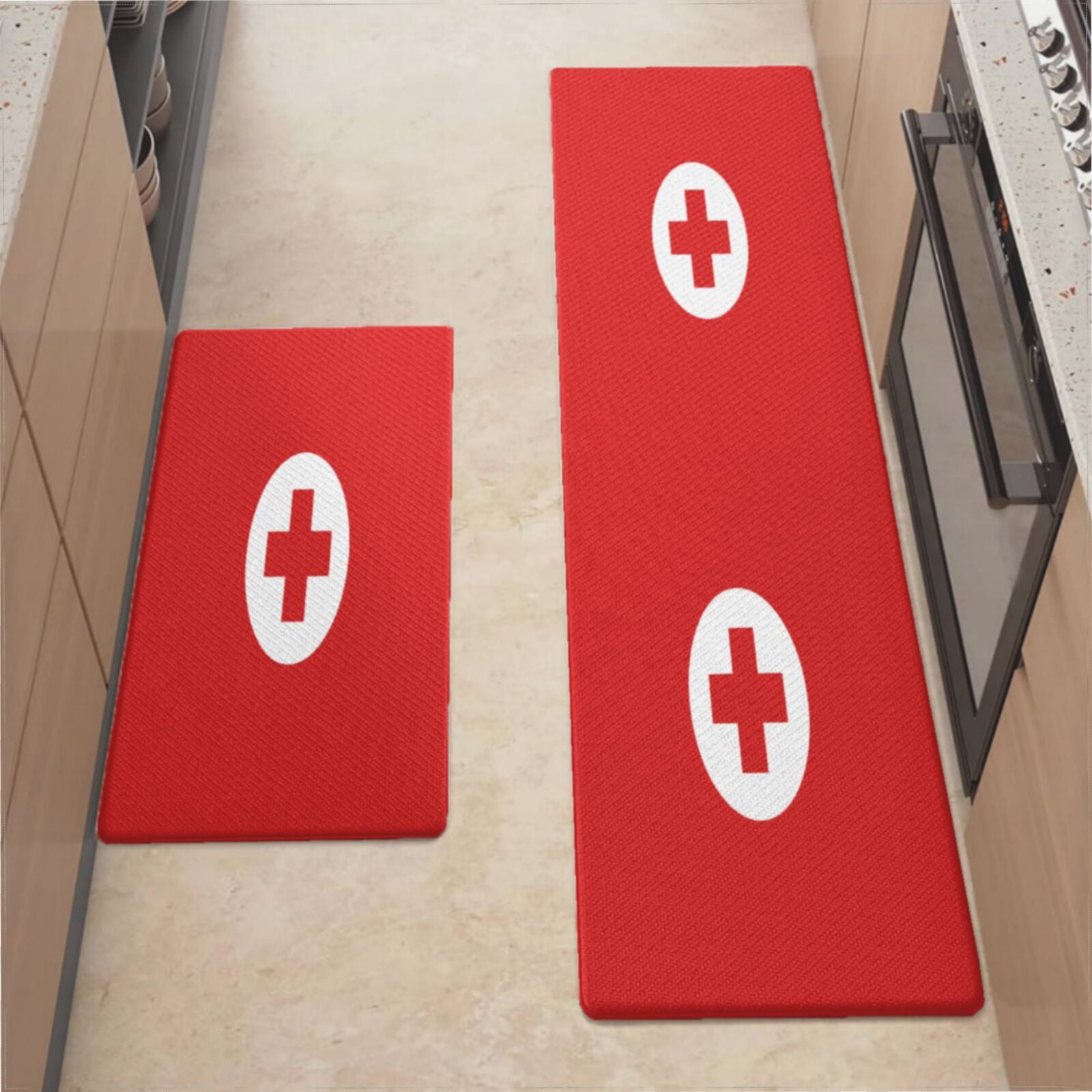 Anti Fatigue Cushioned Kitchen Mats For Floor, Waterproof Non Slip ...