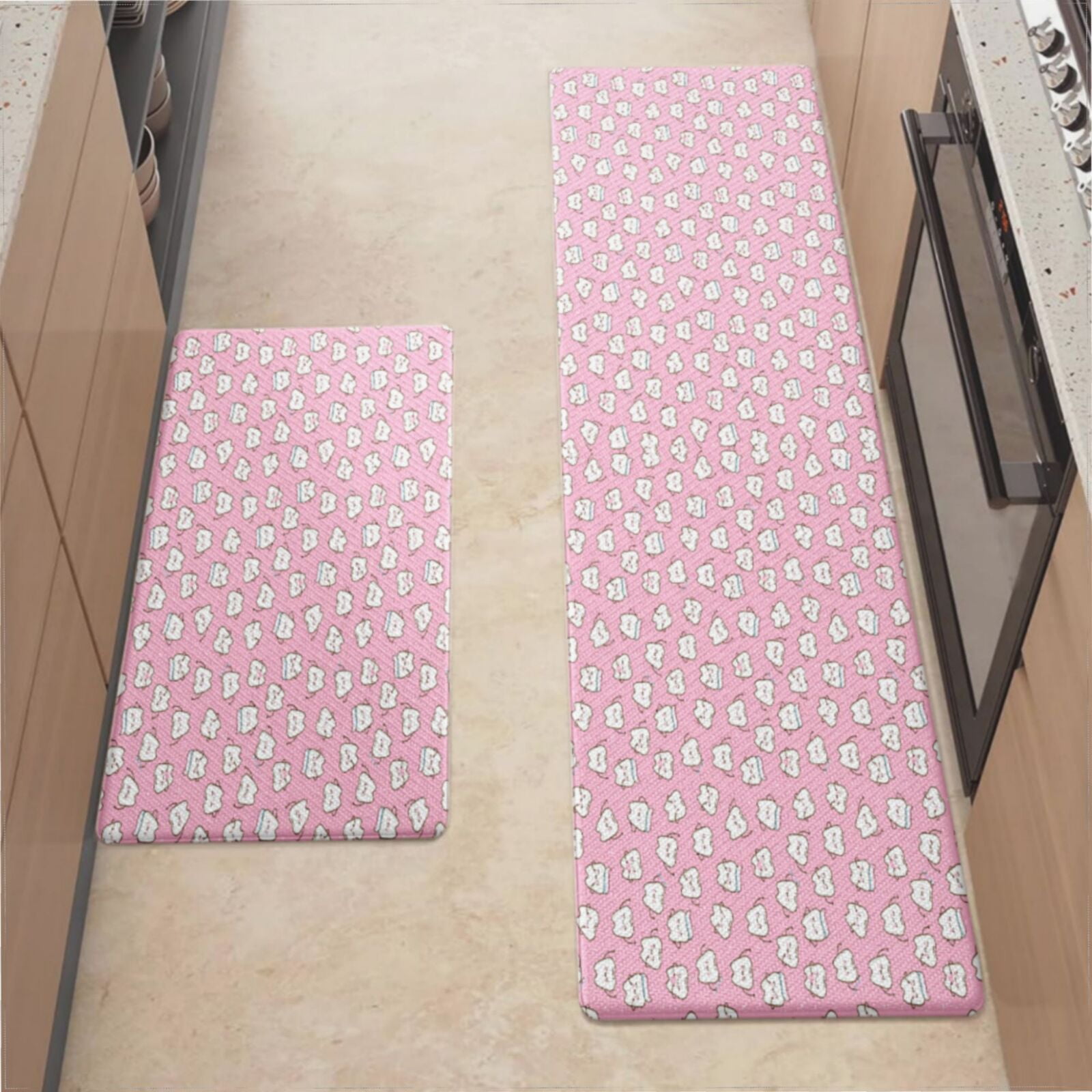 Anti Fatigue Cushioned Kitchen Mats For Floor, Waterproof Non Slip ...