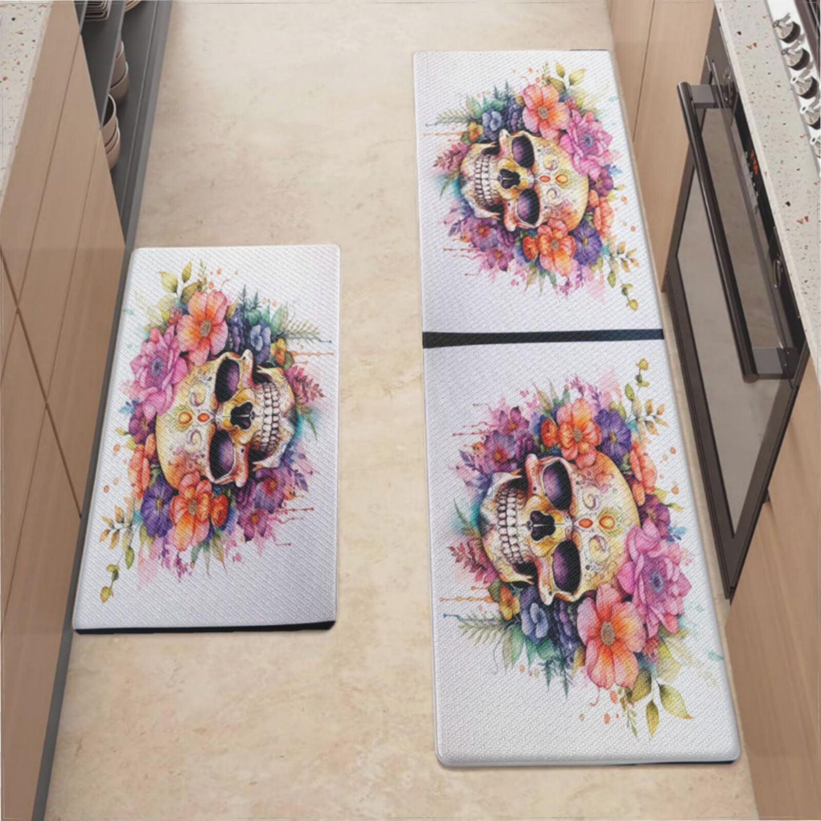 Anti Fatigue Cushioned Kitchen Mats For Floor, Waterproof Non Slip ...