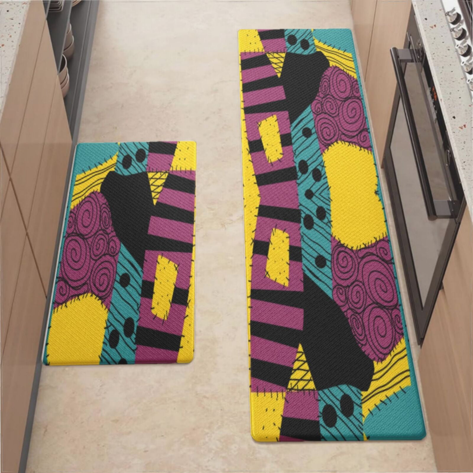 Anti Fatigue Cushioned Kitchen Mats For Floor, Waterproof Non Slip ...