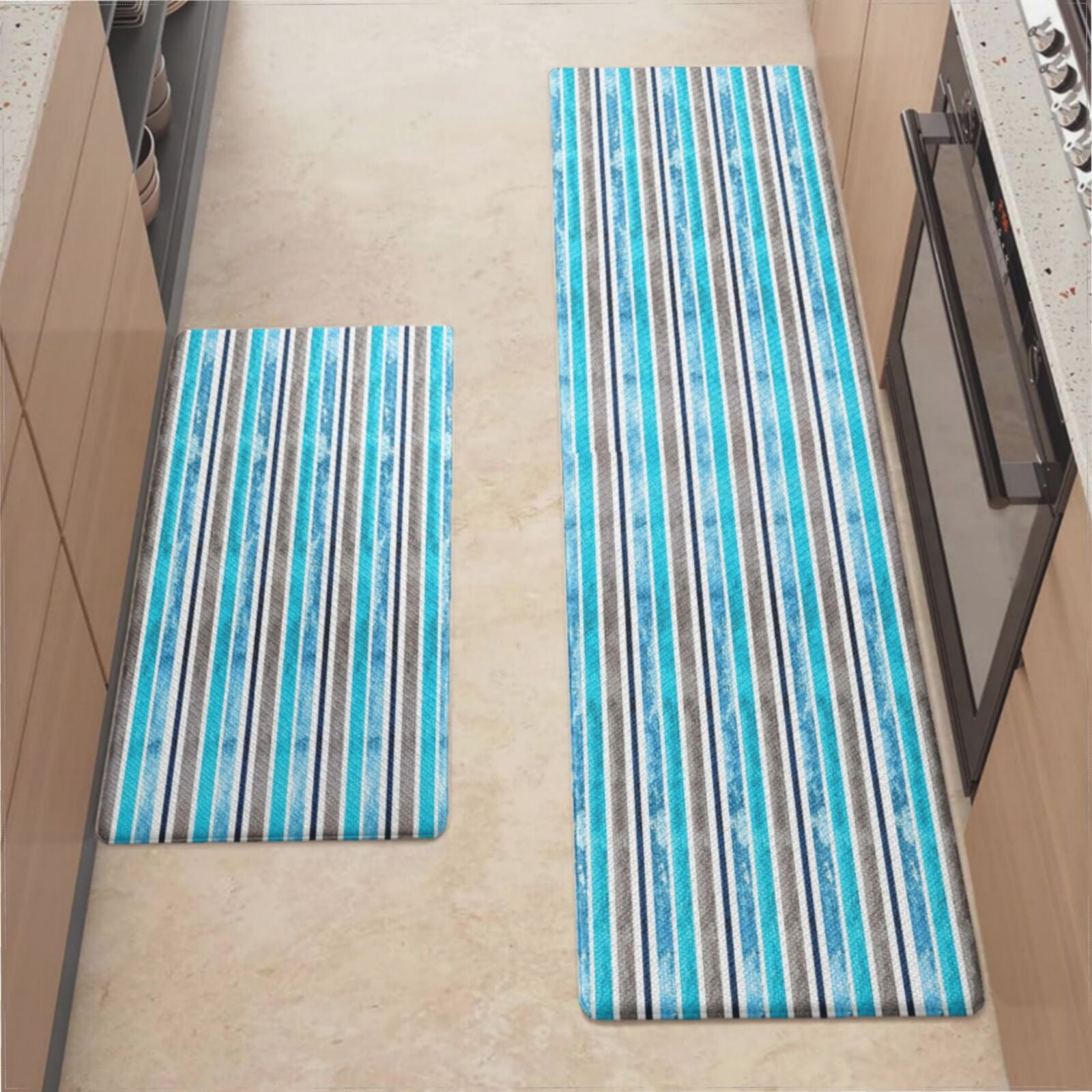 Anti Fatigue Cushioned Kitchen Mats For Floor, Waterproof Non Slip ...