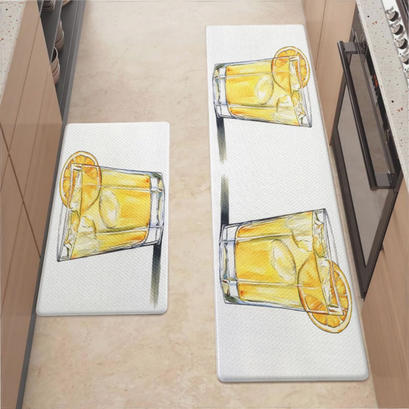 Anti Fatigue Cushioned Kitchen Mats For Floor, Waterproof Non Slip ...