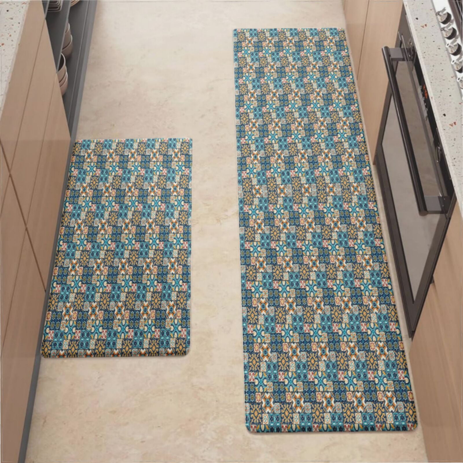 Anti Fatigue Cushioned Kitchen Mats For Floor, Waterproof Non Slip ...