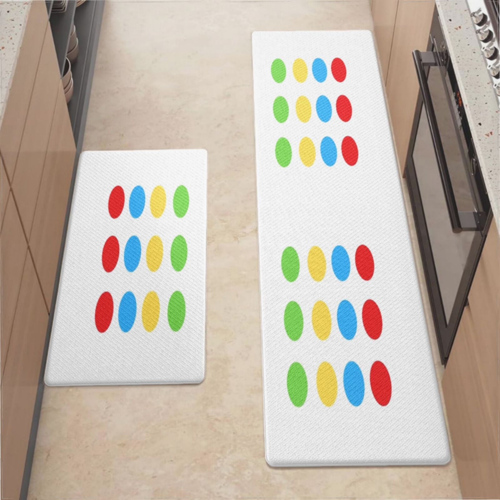 Anti Fatigue Cushioned Kitchen Mats For Floor, Waterproof Non Slip ...