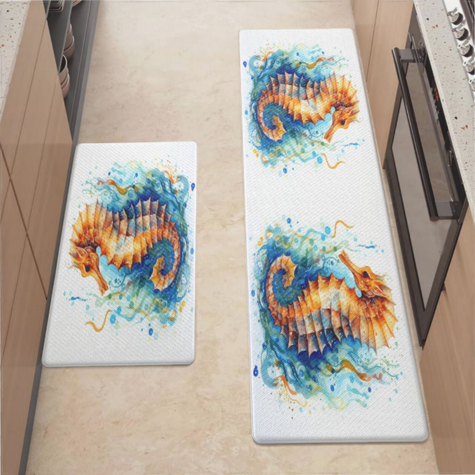 Anti Fatigue Cushioned Kitchen Mats For Floor, Waterproof Non Slip ...
