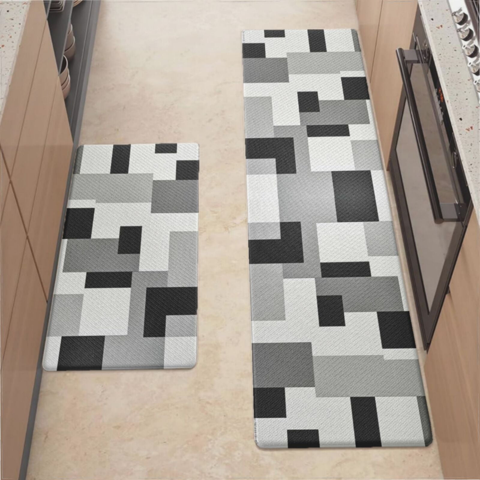 Anti Fatigue Cushioned Kitchen Mats For Floor, Waterproof Non Slip ...