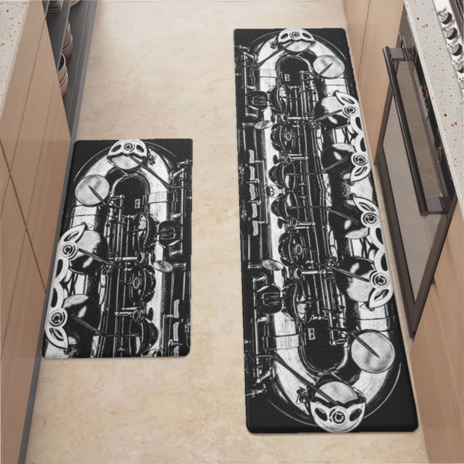 Anti Fatigue Cushioned Kitchen Mats For Floor, Waterproof Non Slip ...