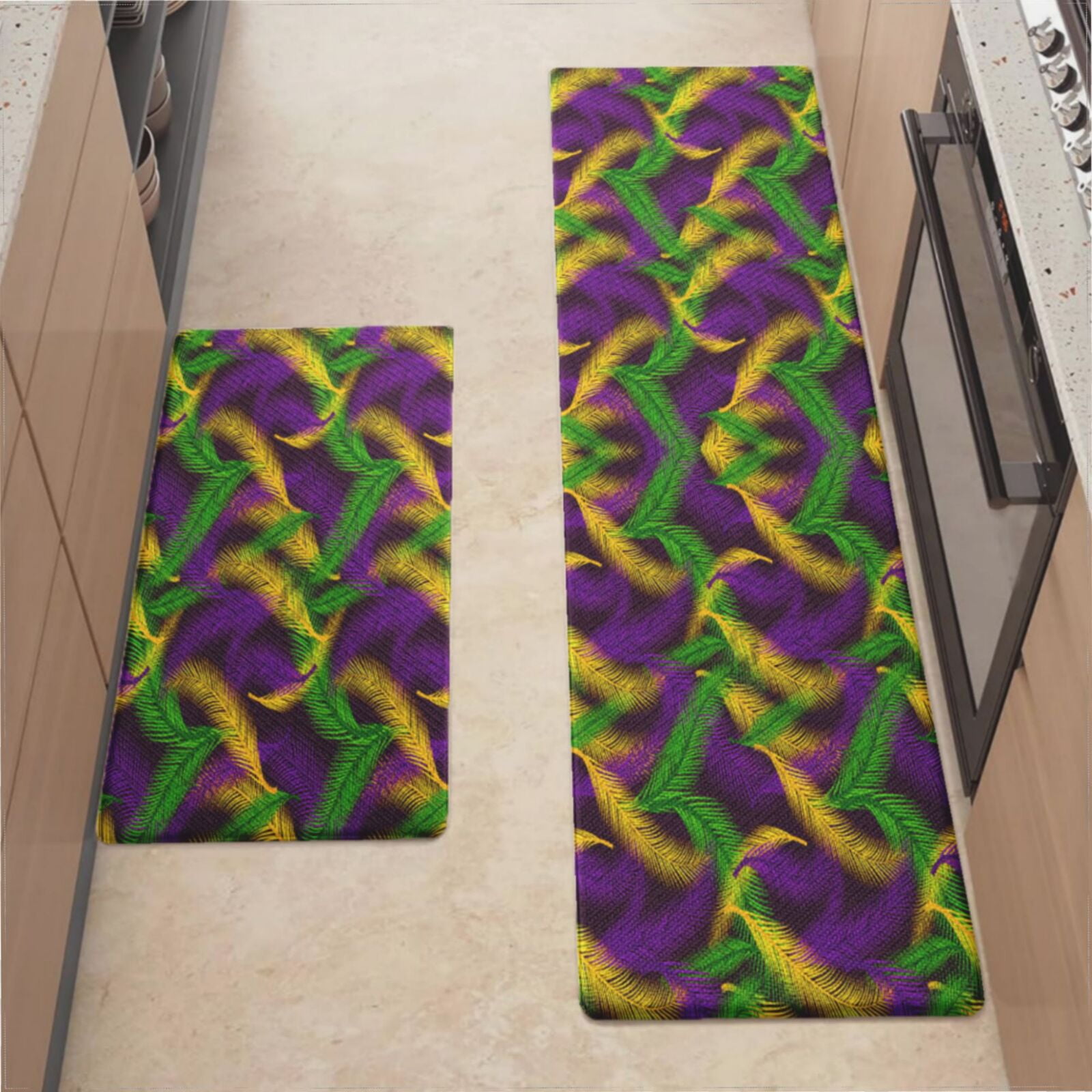 Anti Fatigue Cushioned Kitchen Mats For Floor, Waterproof Non Slip ...