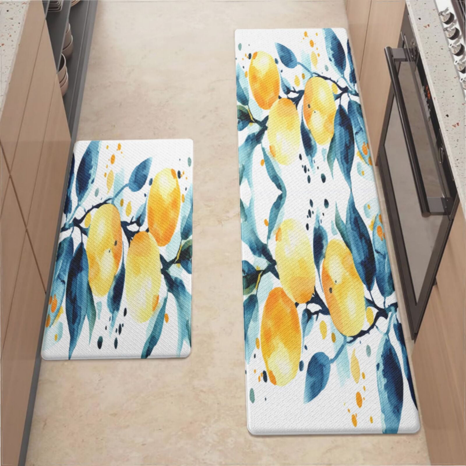 Anti Fatigue Cushioned Kitchen Mats For Floor, Waterproof Non Slip ...