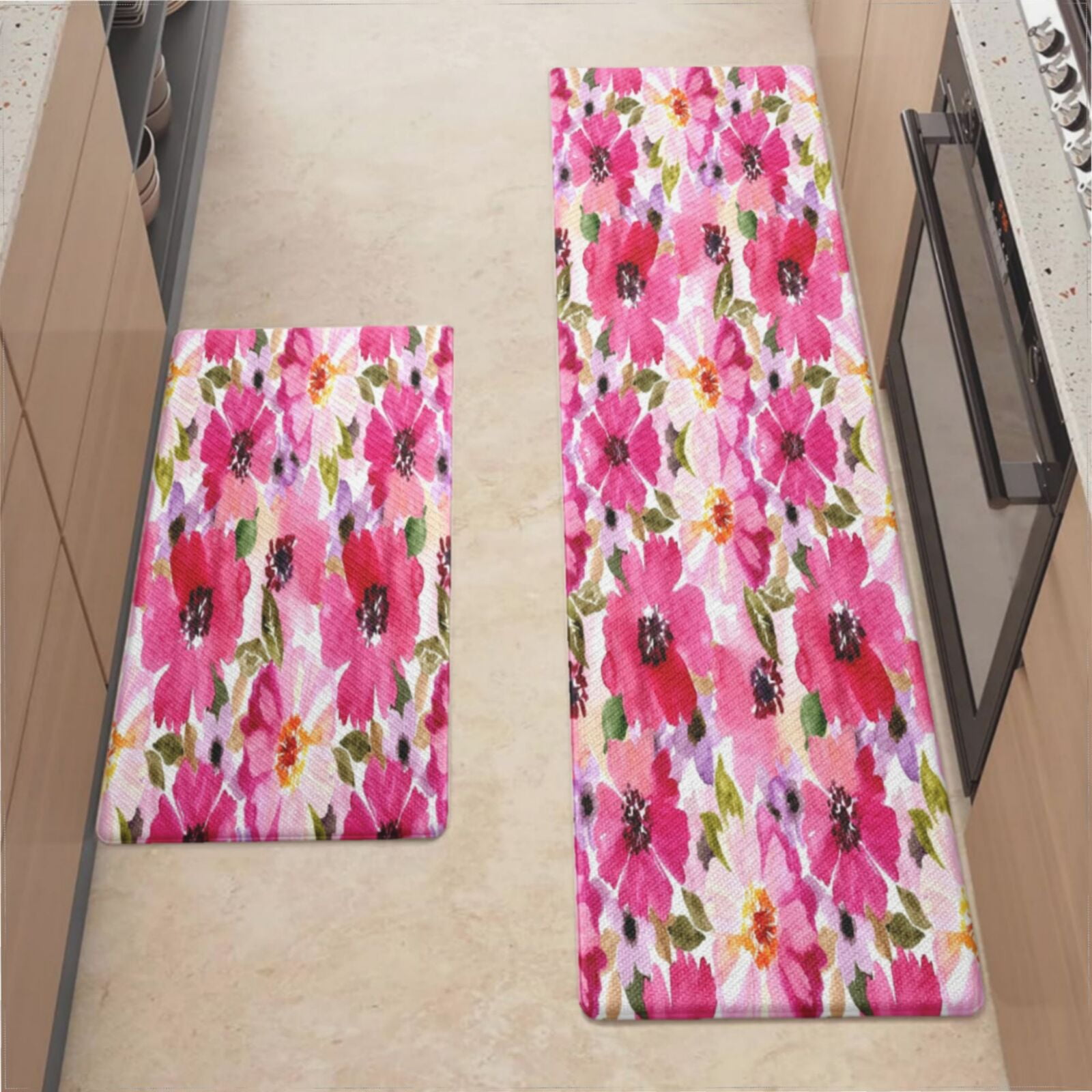 Anti Fatigue Cushioned Kitchen Mats For Floor, Waterproof Non Slip ...