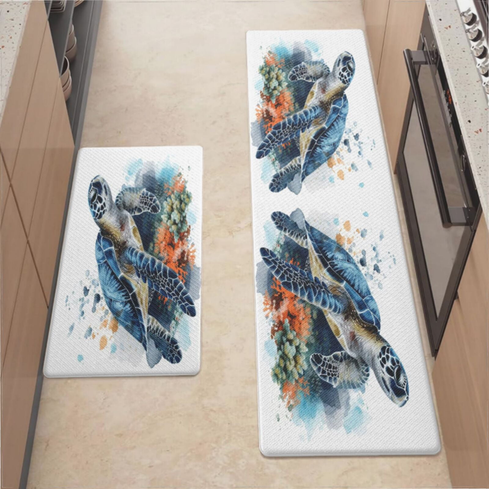 Anti Fatigue Cushioned Kitchen Mats For Floor, Waterproof Non Slip ...