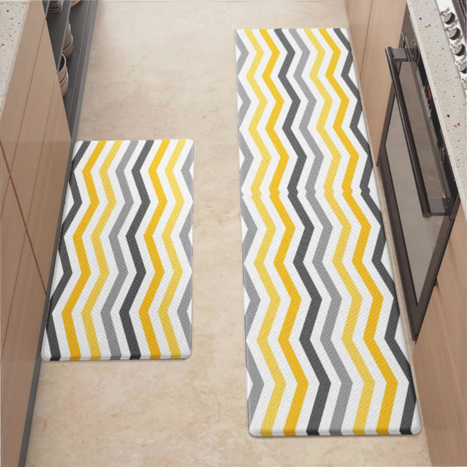 Anti Fatigue Cushioned Kitchen Mats For Floor, Waterproof Non Slip ...