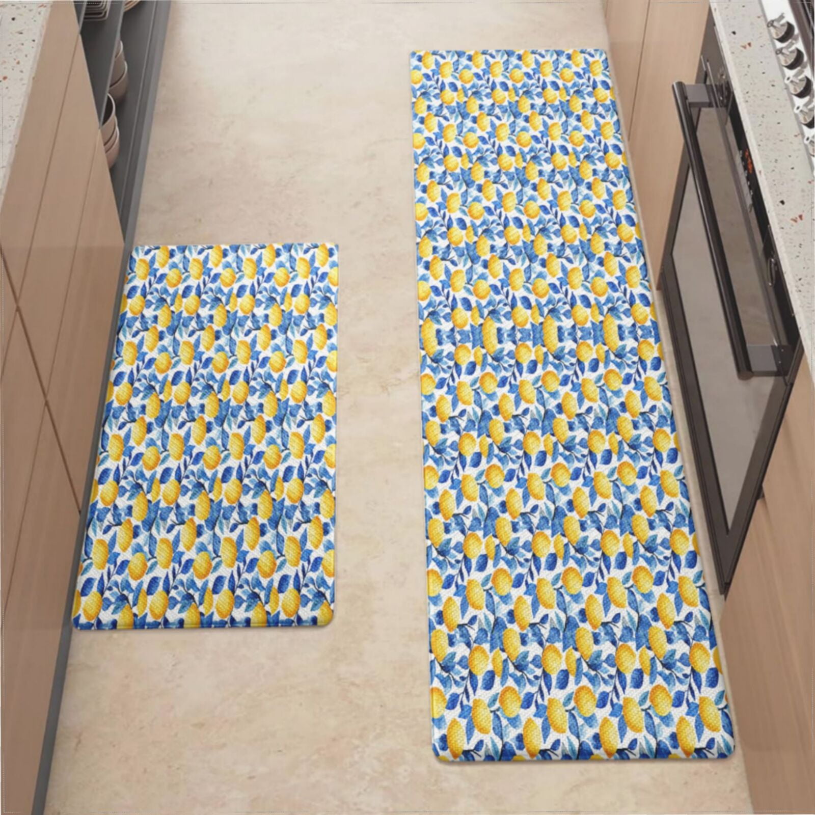 Anti Fatigue Cushioned Kitchen Mats For Floor, Waterproof Non Slip ...