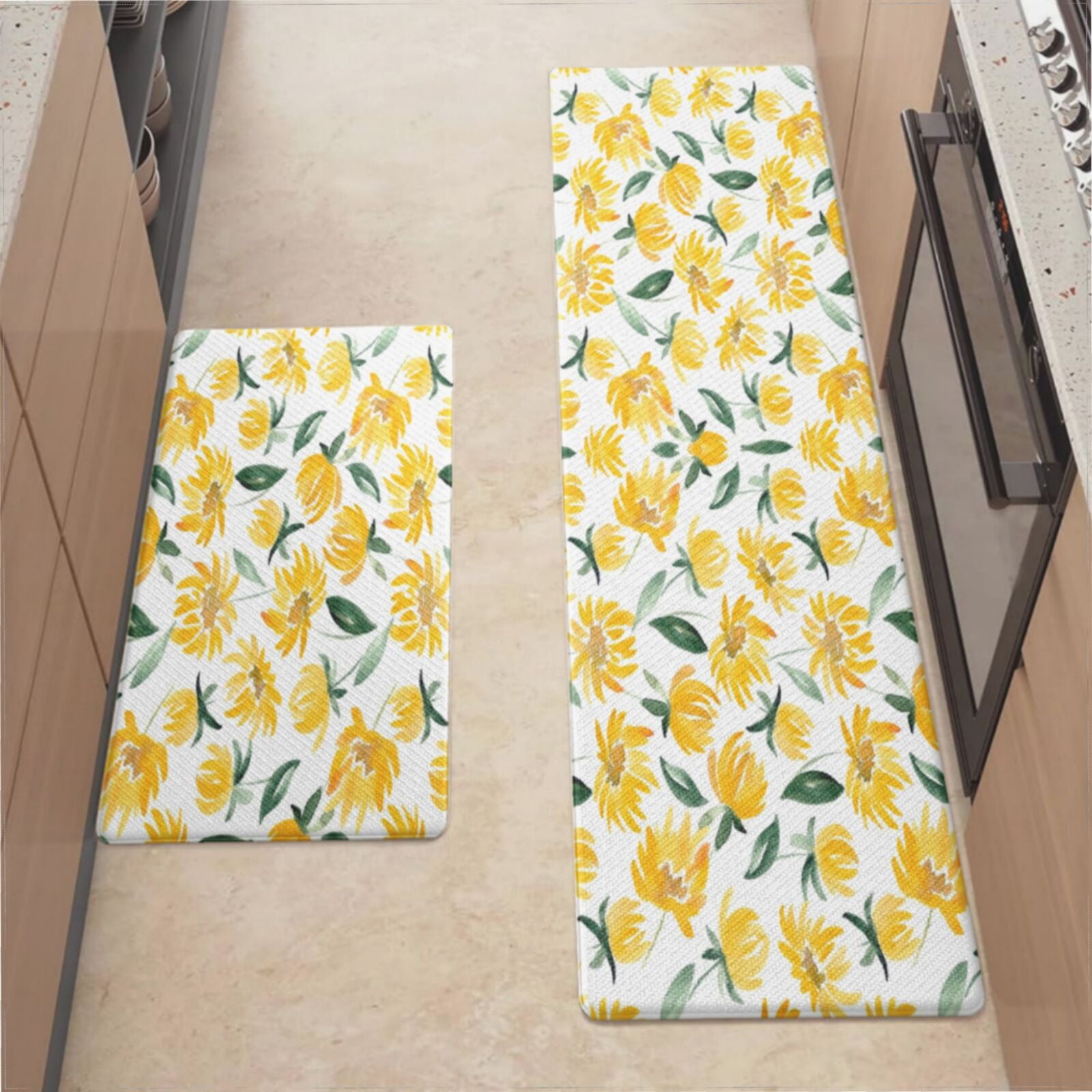 Anti Fatigue Cushioned Kitchen Mats For Floor, Waterproof Non Slip ...