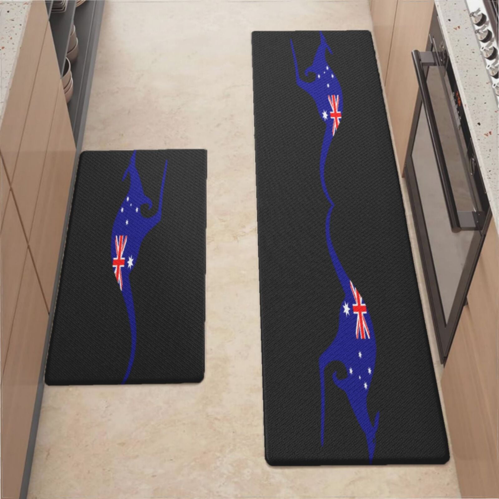 Anti Fatigue Cushioned Kitchen Mats For Floor, Waterproof Non Slip ...