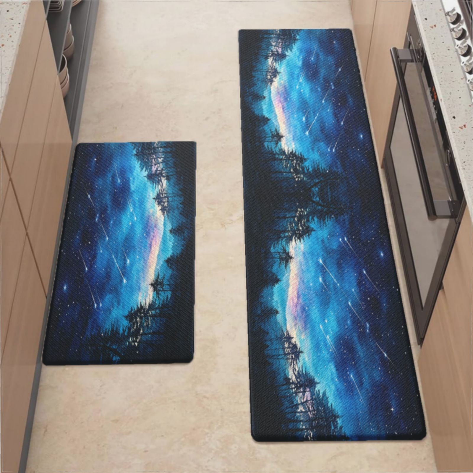 Anti Fatigue Cushioned Kitchen Mats For Floor, Waterproof Non Slip ...