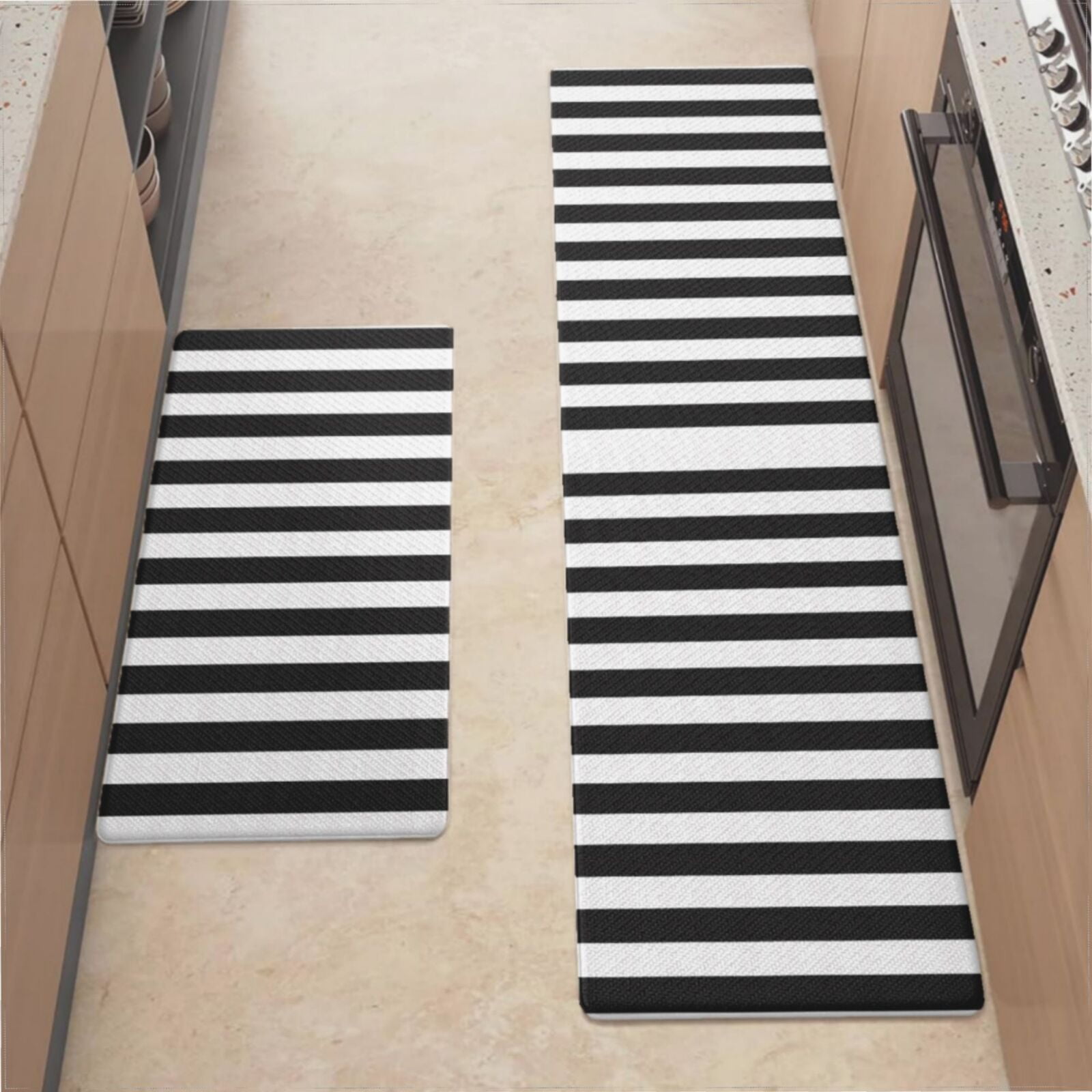 Anti Fatigue Cushioned Kitchen Mats For Floor, Waterproof Non Slip ...