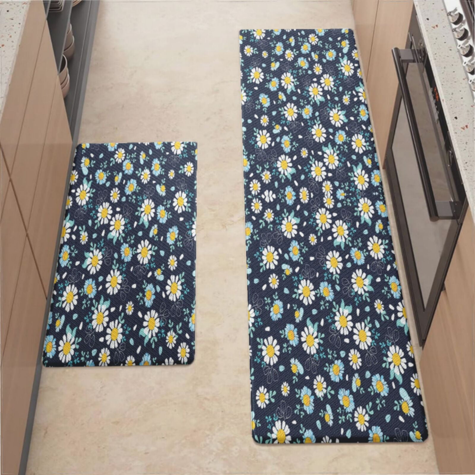 Anti Fatigue Cushioned Kitchen Mats For Floor, Waterproof Non Slip ...