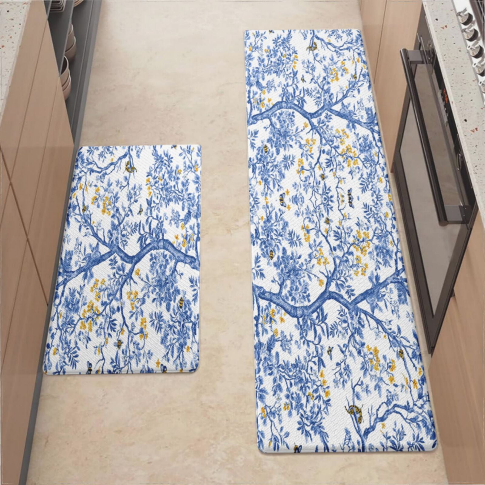 Anti Fatigue Cushioned Kitchen Mats For Floor, Waterproof Non Slip ...