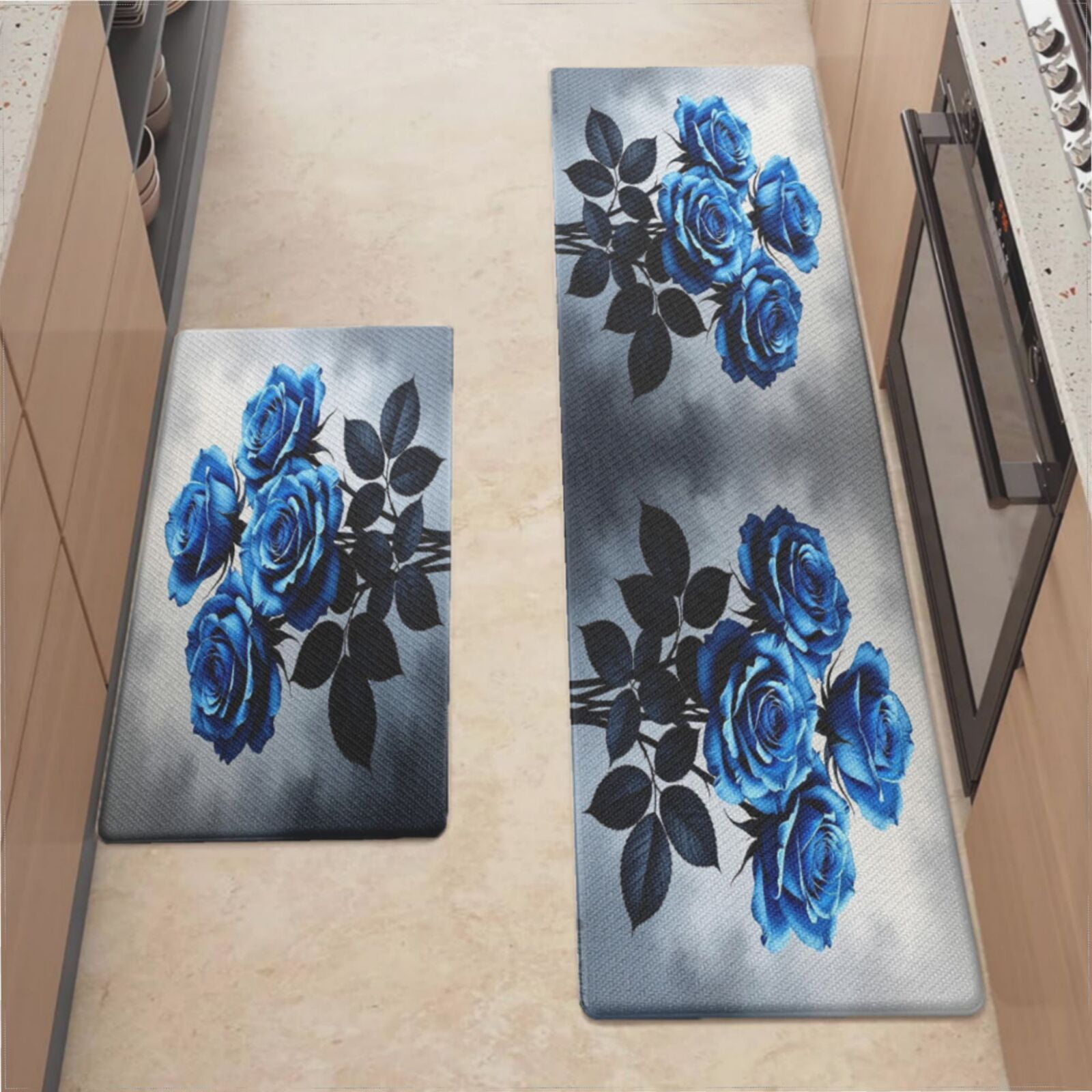 Anti Fatigue Cushioned Kitchen Mats For Floor, Waterproof Non Slip ...