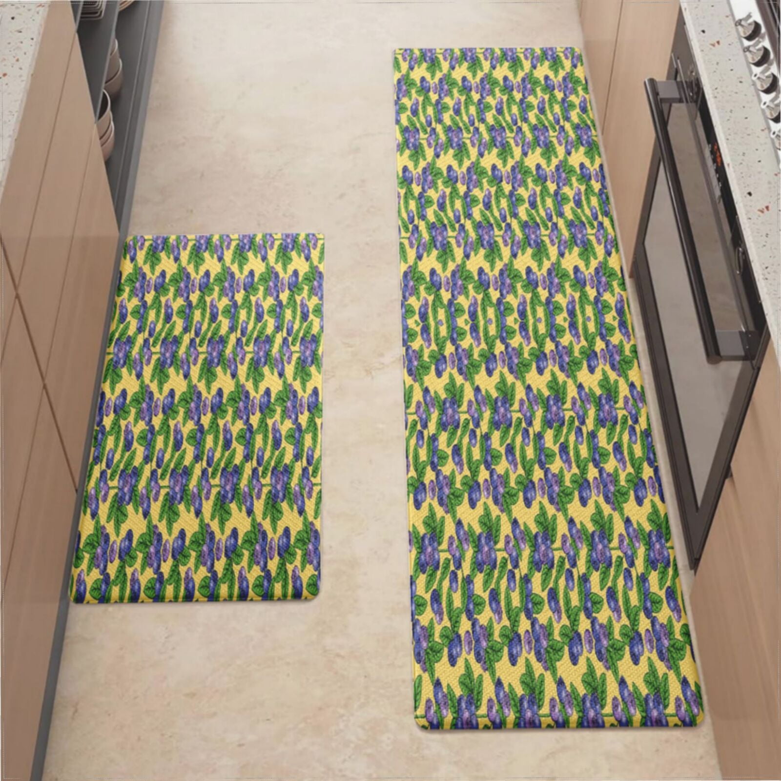 Anti Fatigue Cushioned Kitchen Mats For Floor, Waterproof Non Slip ...