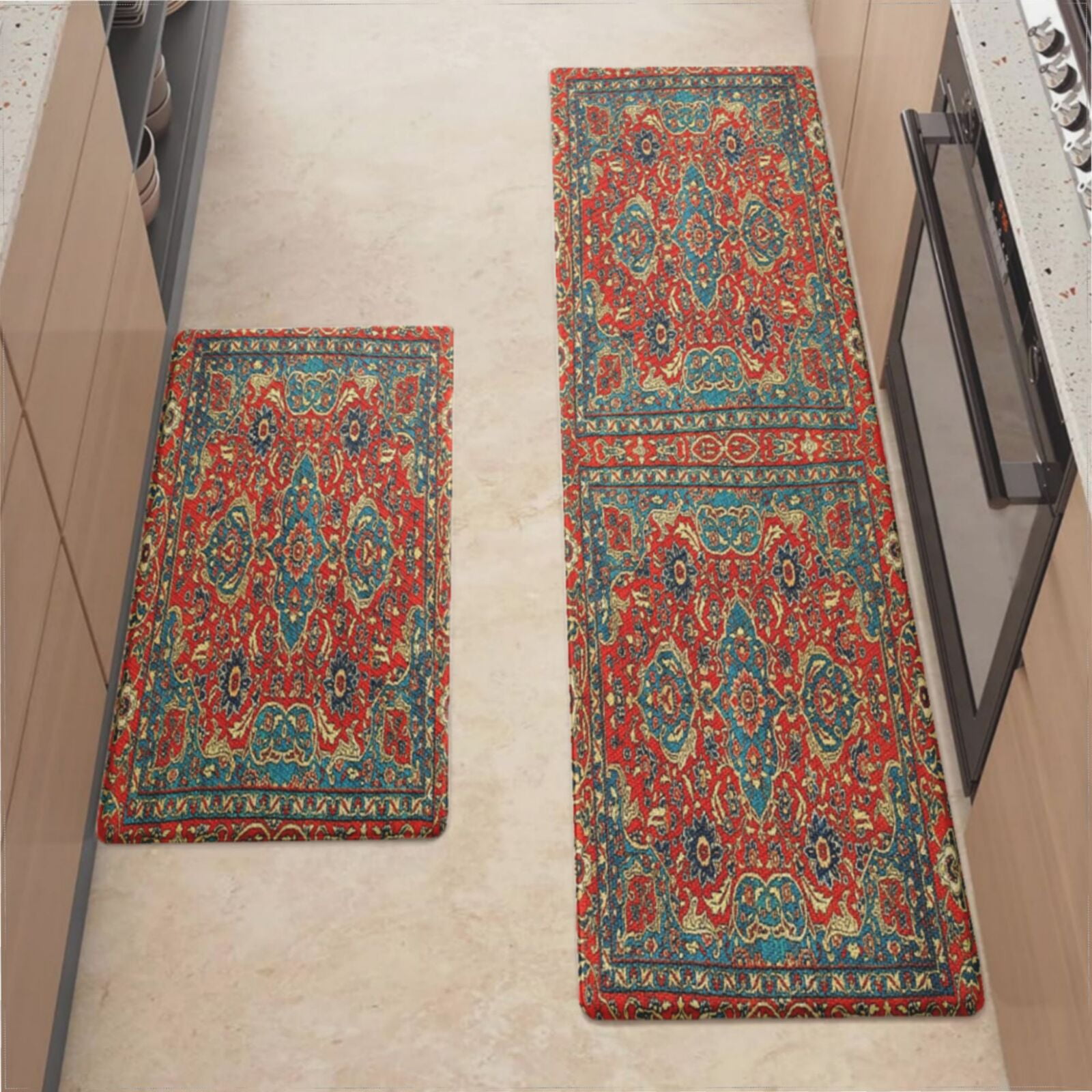 Anti Fatigue Cushioned Kitchen Mats For Floor, Waterproof Non Slip ...