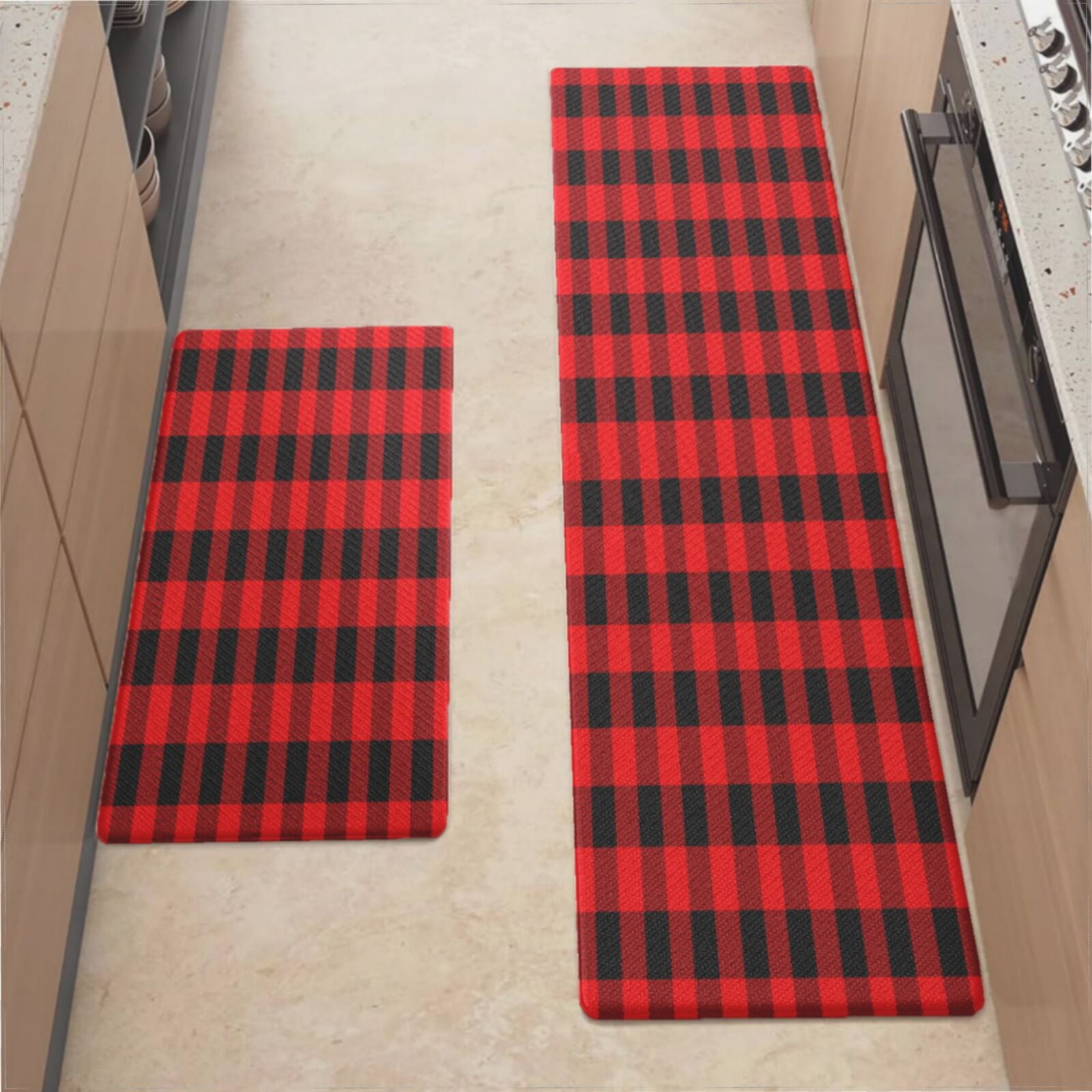 Anti Fatigue Cushioned Kitchen Mats For Floor, Waterproof Non Slip ...